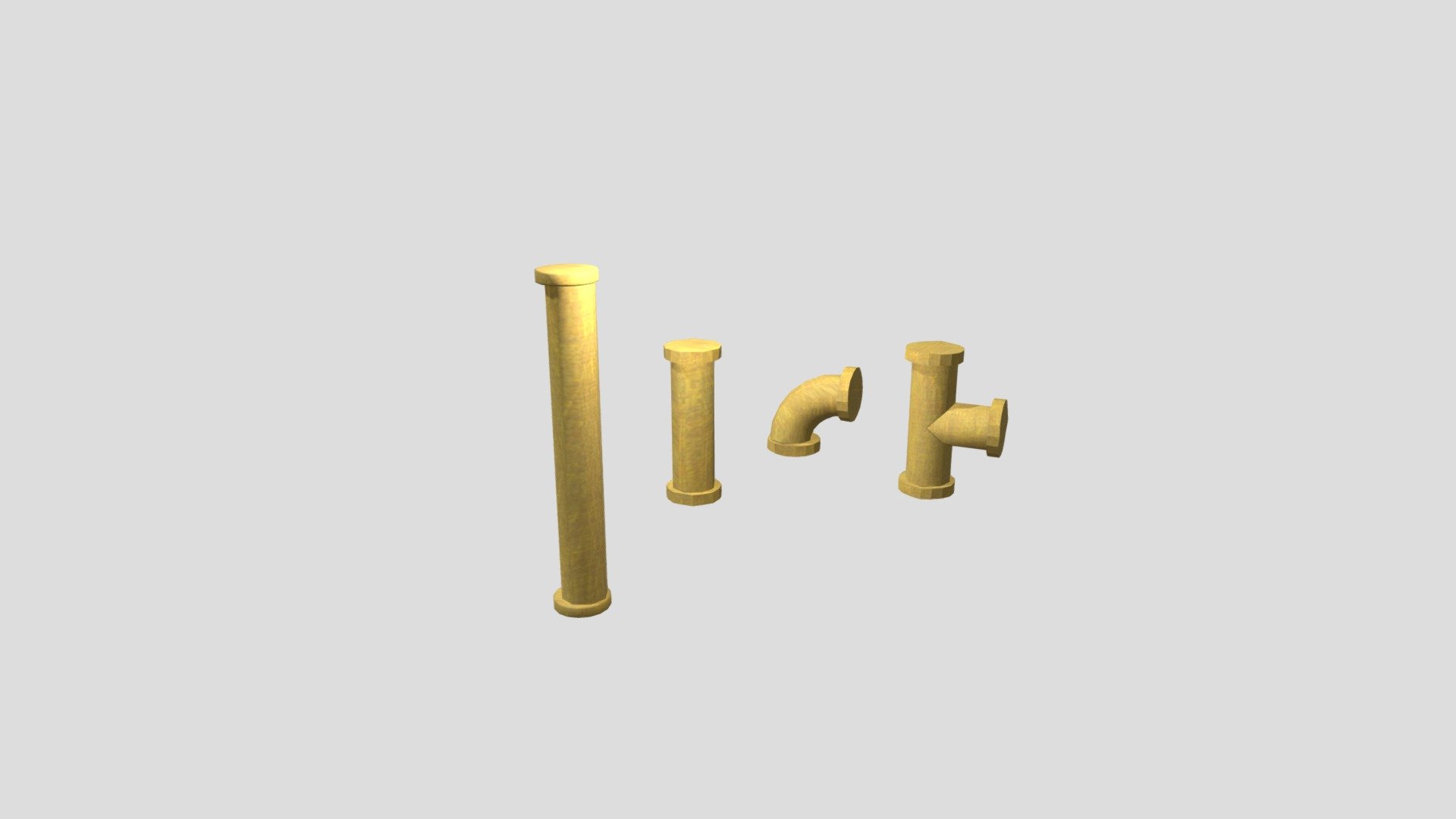 3D pipes - Download Free 3D model by eileenlingad [4f6299b] - Sketchfab