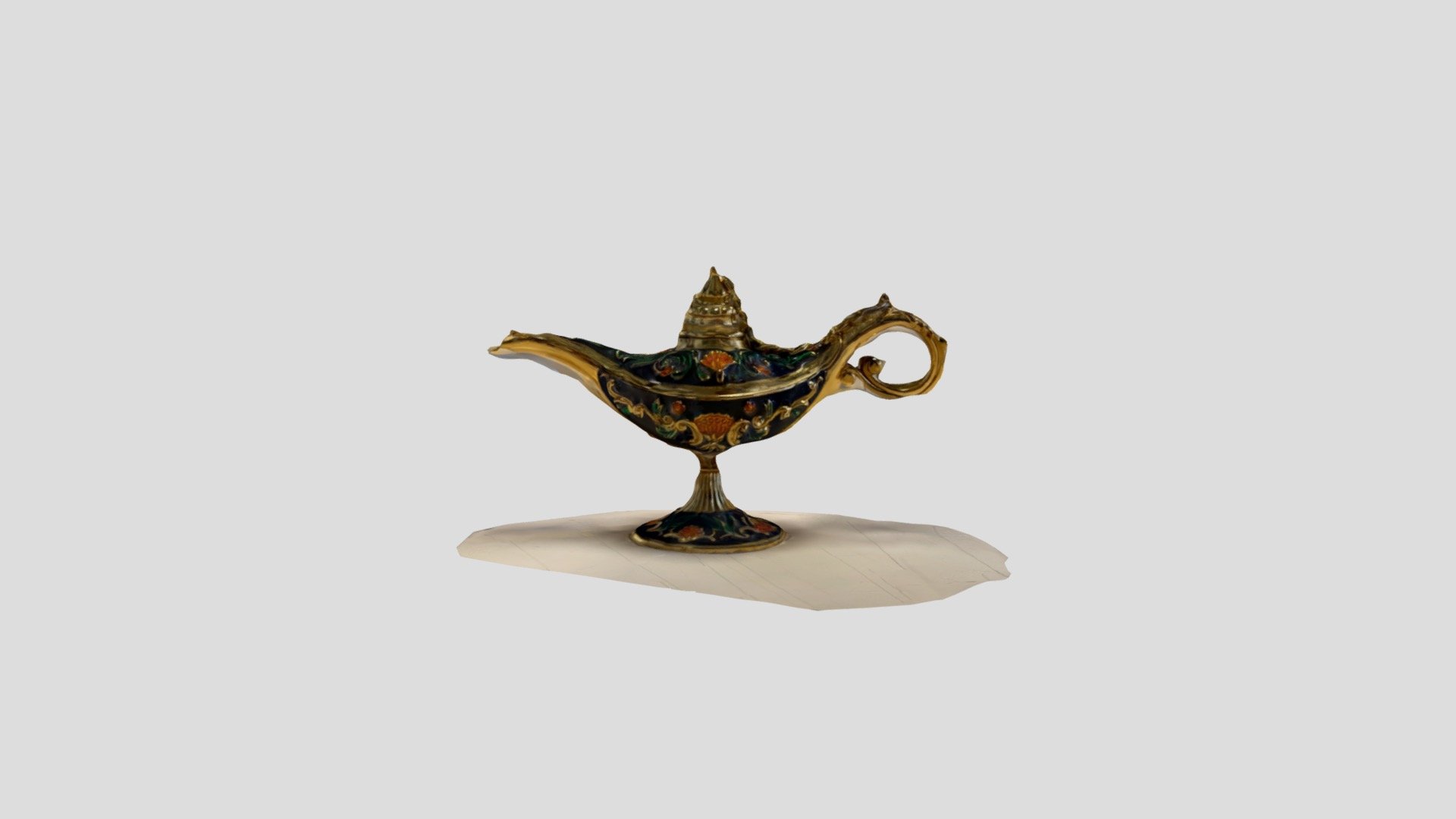 lamp’s genie - Download Free 3D model by mfolch [4f6415f] - Sketchfab