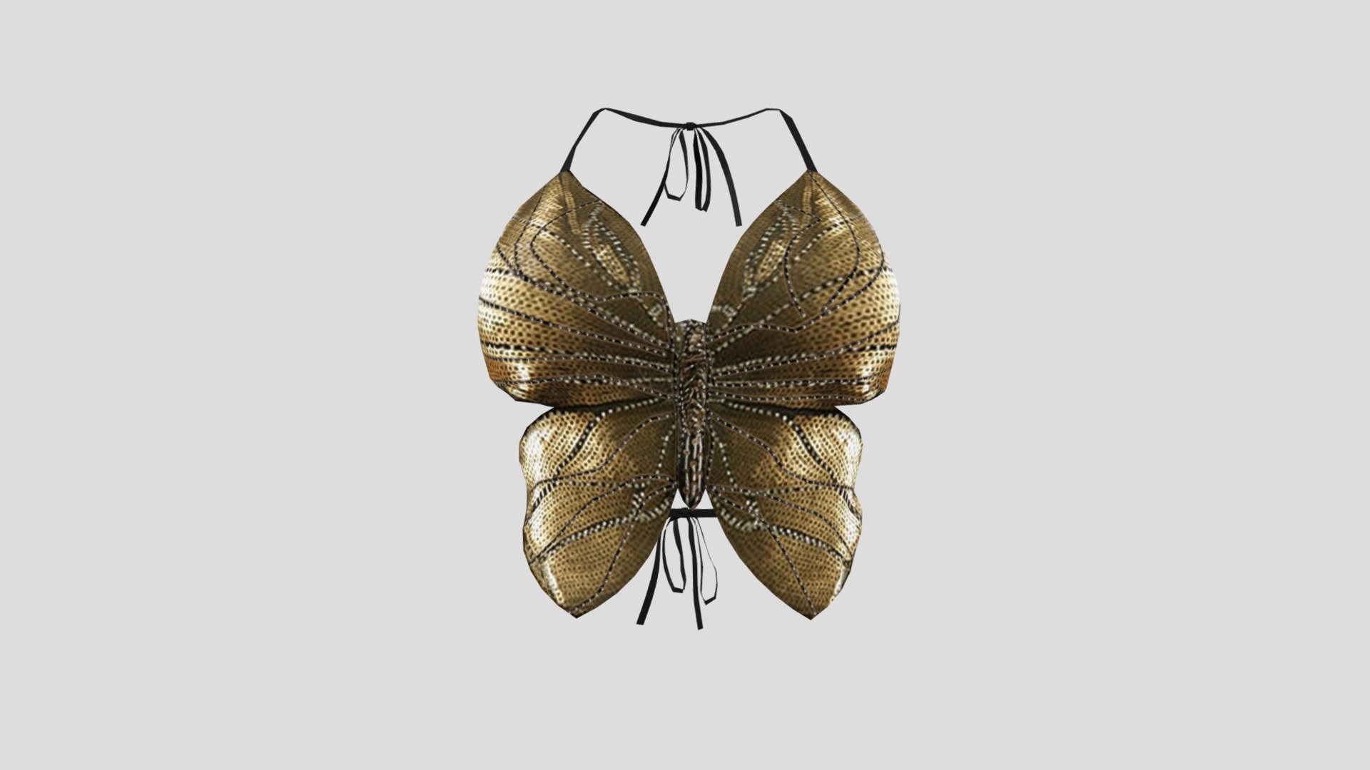 Female Butterfly Top - 3D model by Egeden [4f64850] - Sketchfab