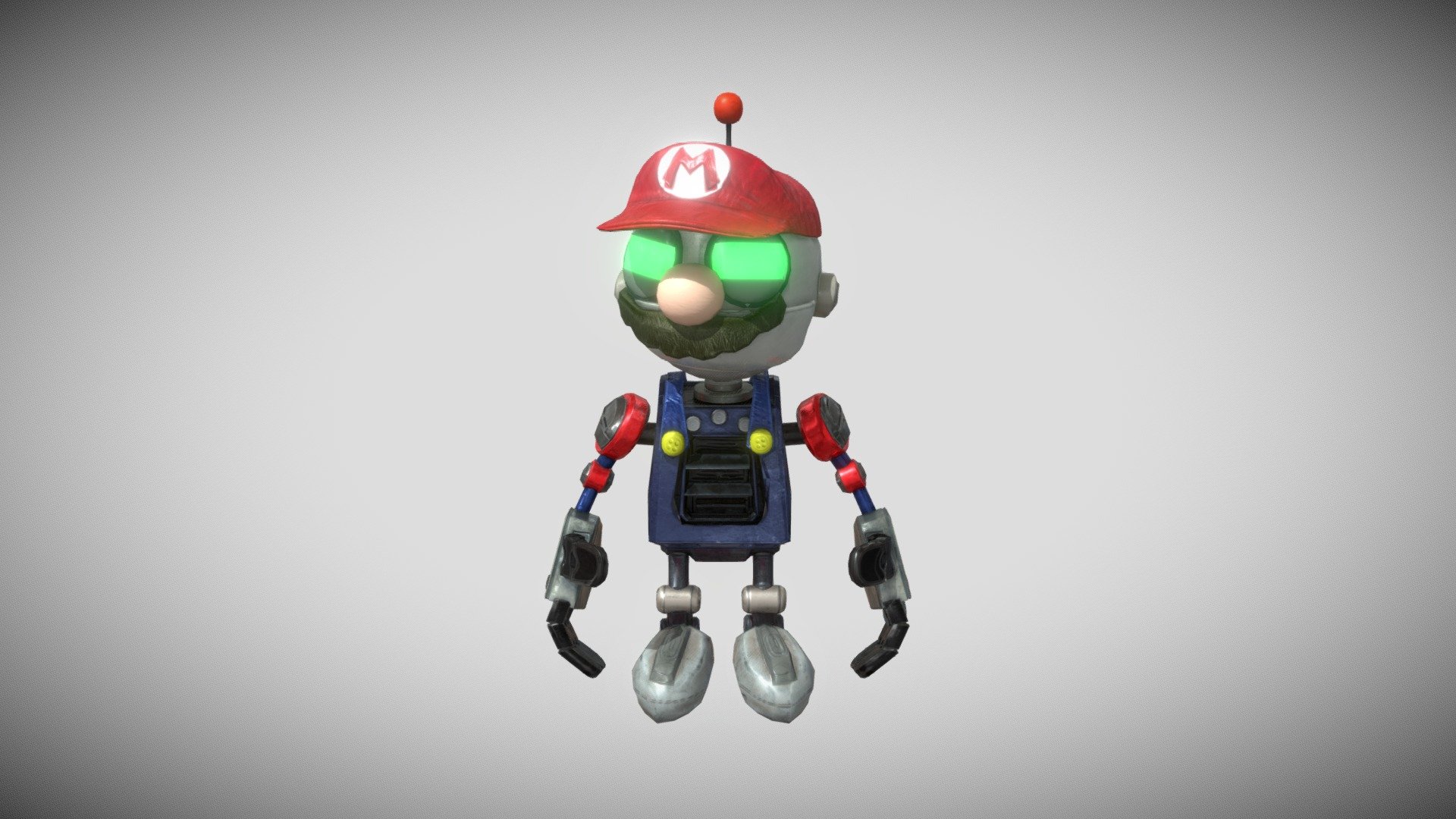 Super Mario Clank Cartoon Model - 3D model by MarcPalazon [4f6542f ...