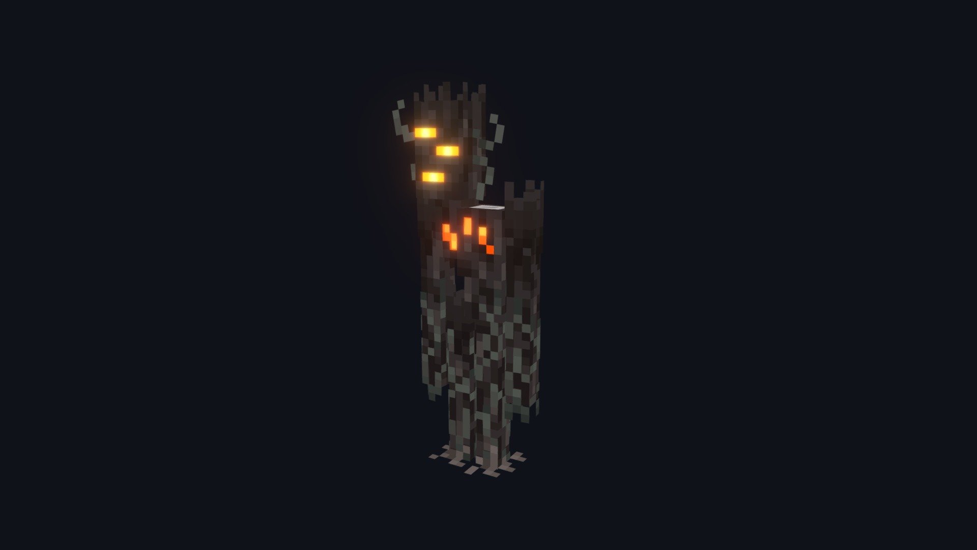 MINECRAFT-Creaking - 3D model by star-sent [4f65782] - Sketchfab