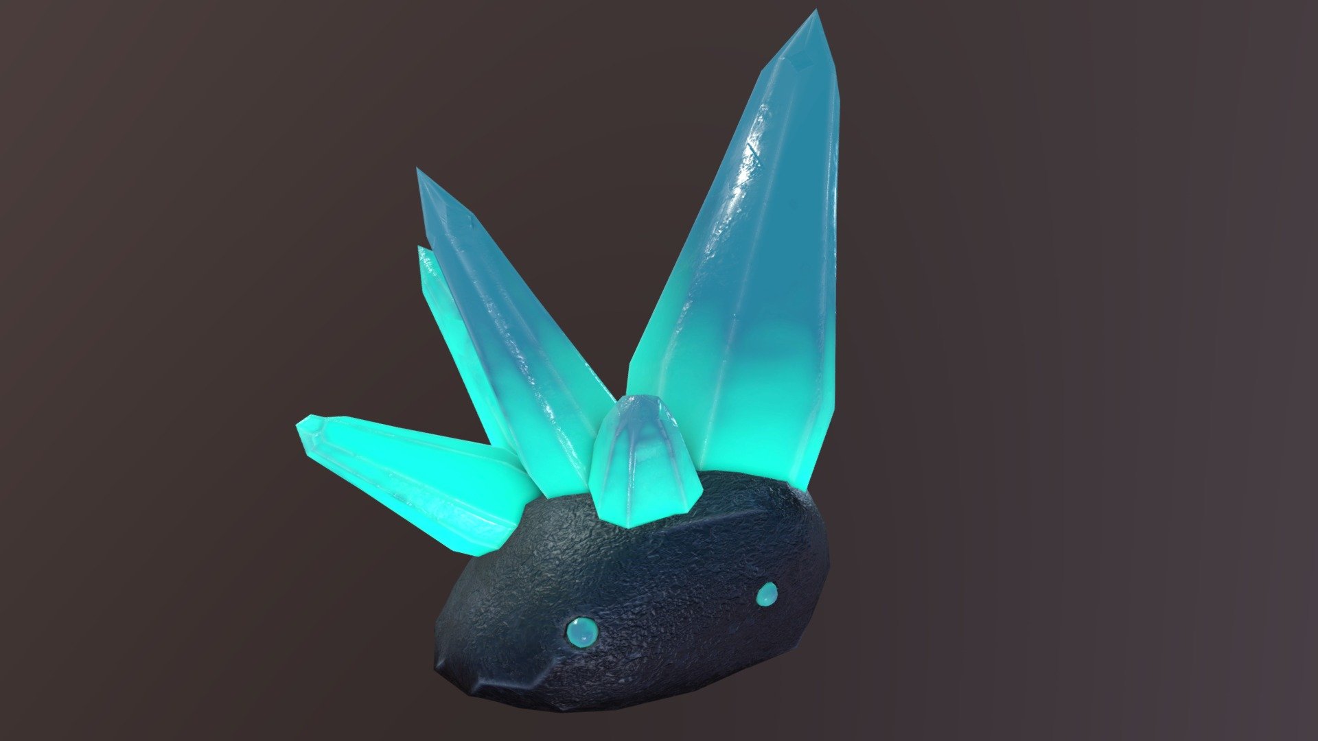 Crystal Rock Buddy - 3D model by jordan_hull [4f6643f] - Sketchfab