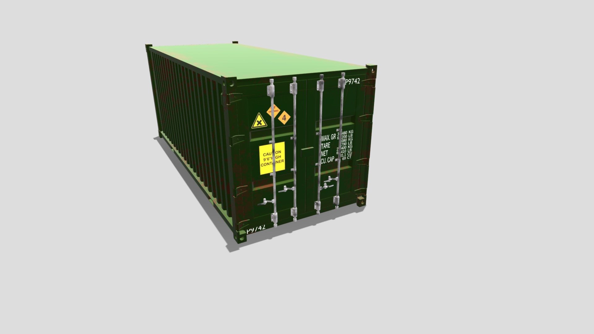 Shipping container - Download Free 3D model by pissok15 [4f664b8 ...
