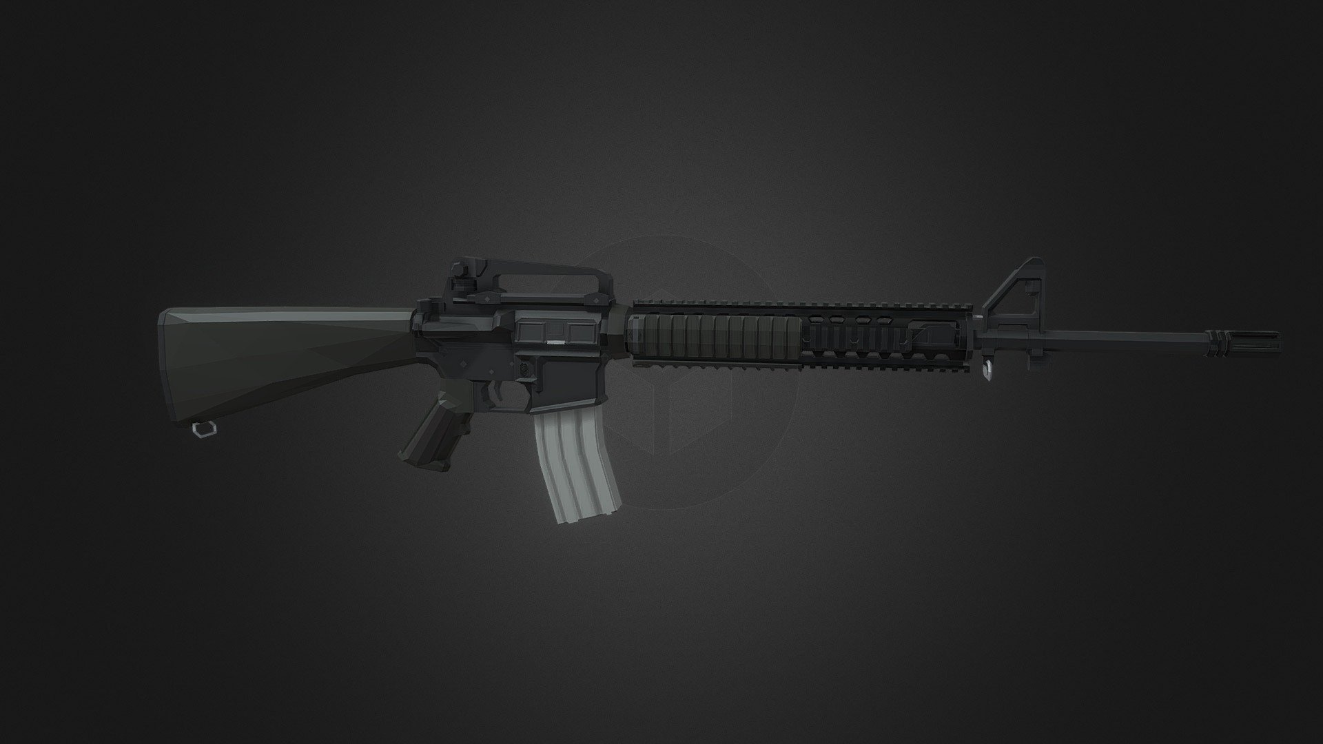 M4 Low poly - 3D model by TWORKS (@trbrick) [4f672f9] - Sketchfab