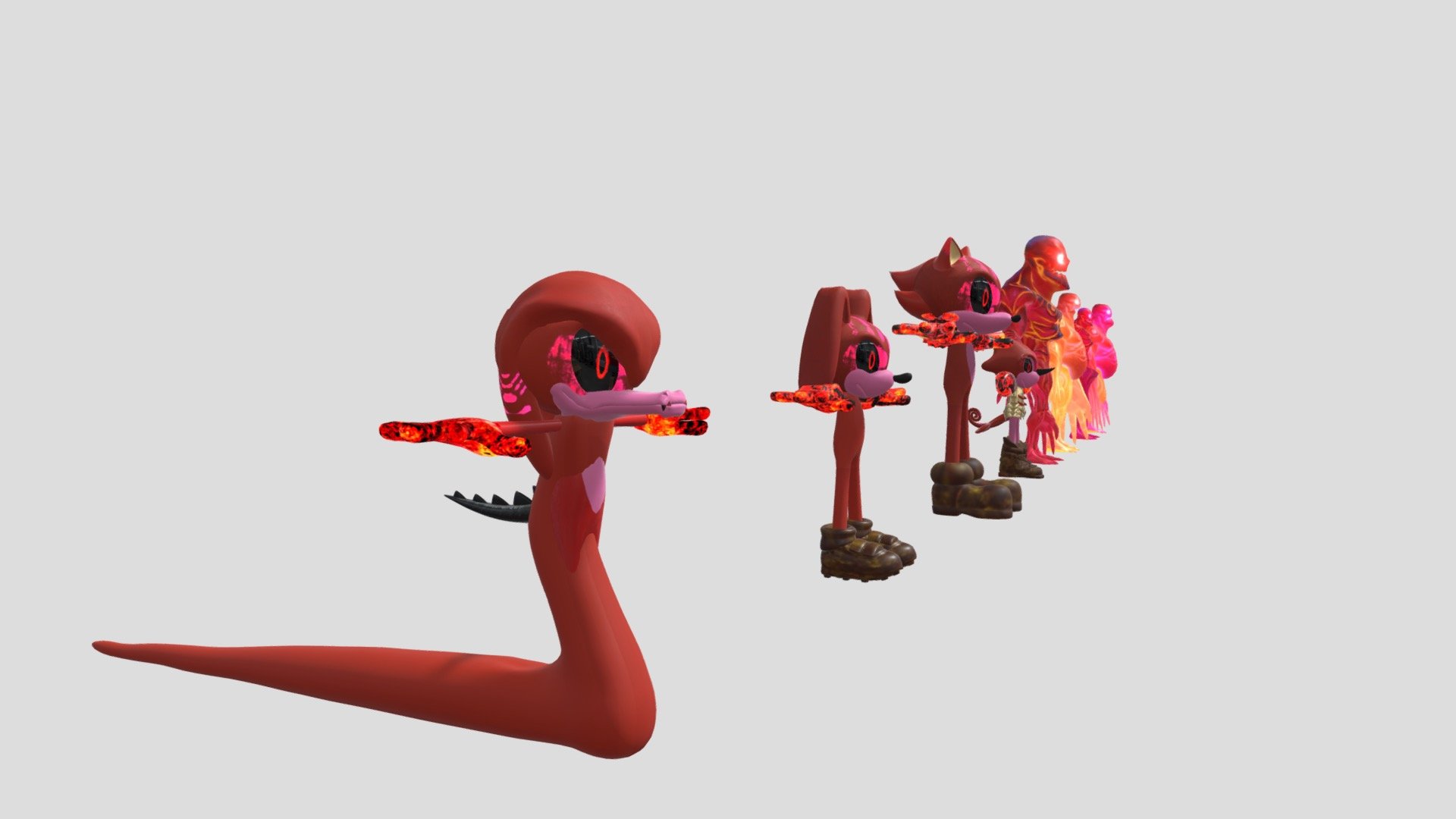 sonic-eclipse-zombie-background-characters - Download Free 3D model by ...