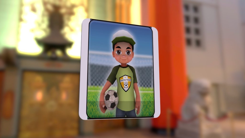Card Soccer Kids - Download Free 3D model by Predrag Rakic (@techdesg ...