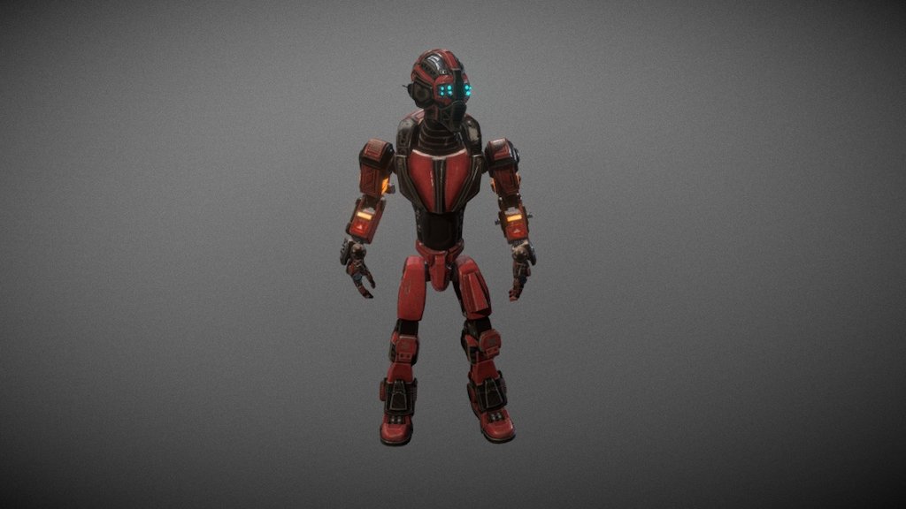 Red Mech - 3D model by Giankharlo (@giancarlo.sevilla2805) [4f6b144 ...