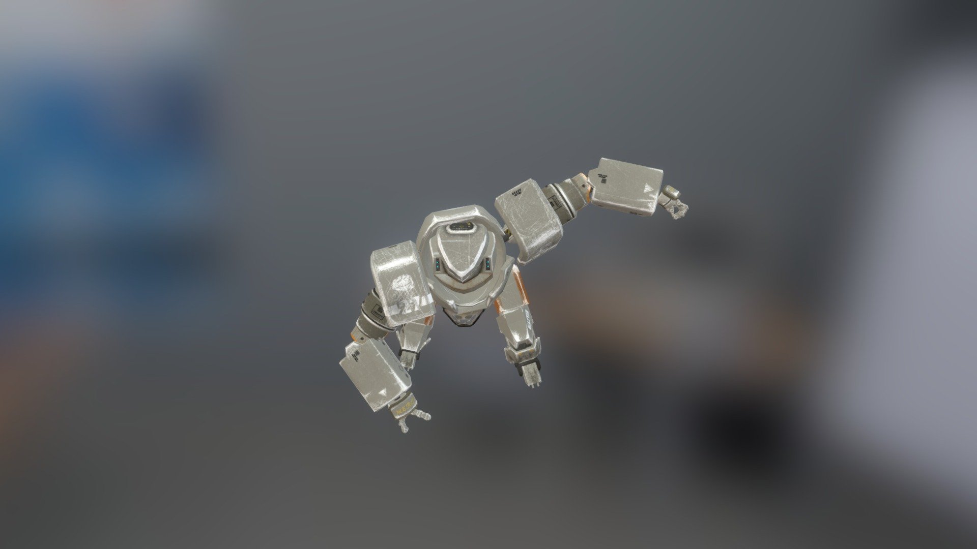Badass mech - Download Free 3D model by heedongq [4f6b78b] - Sketchfab