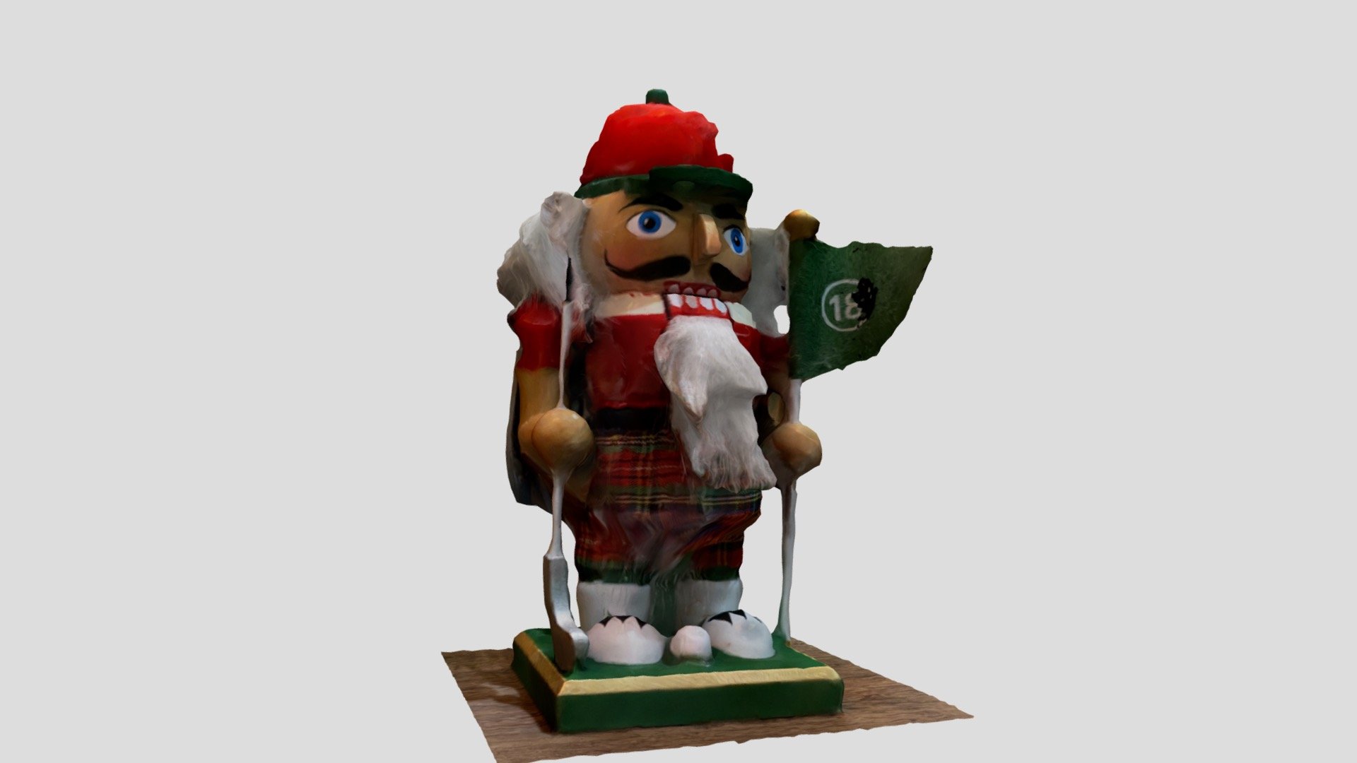 Day 119: Golfer Nutcracker - Download Free 3D model by uttamg911 ...