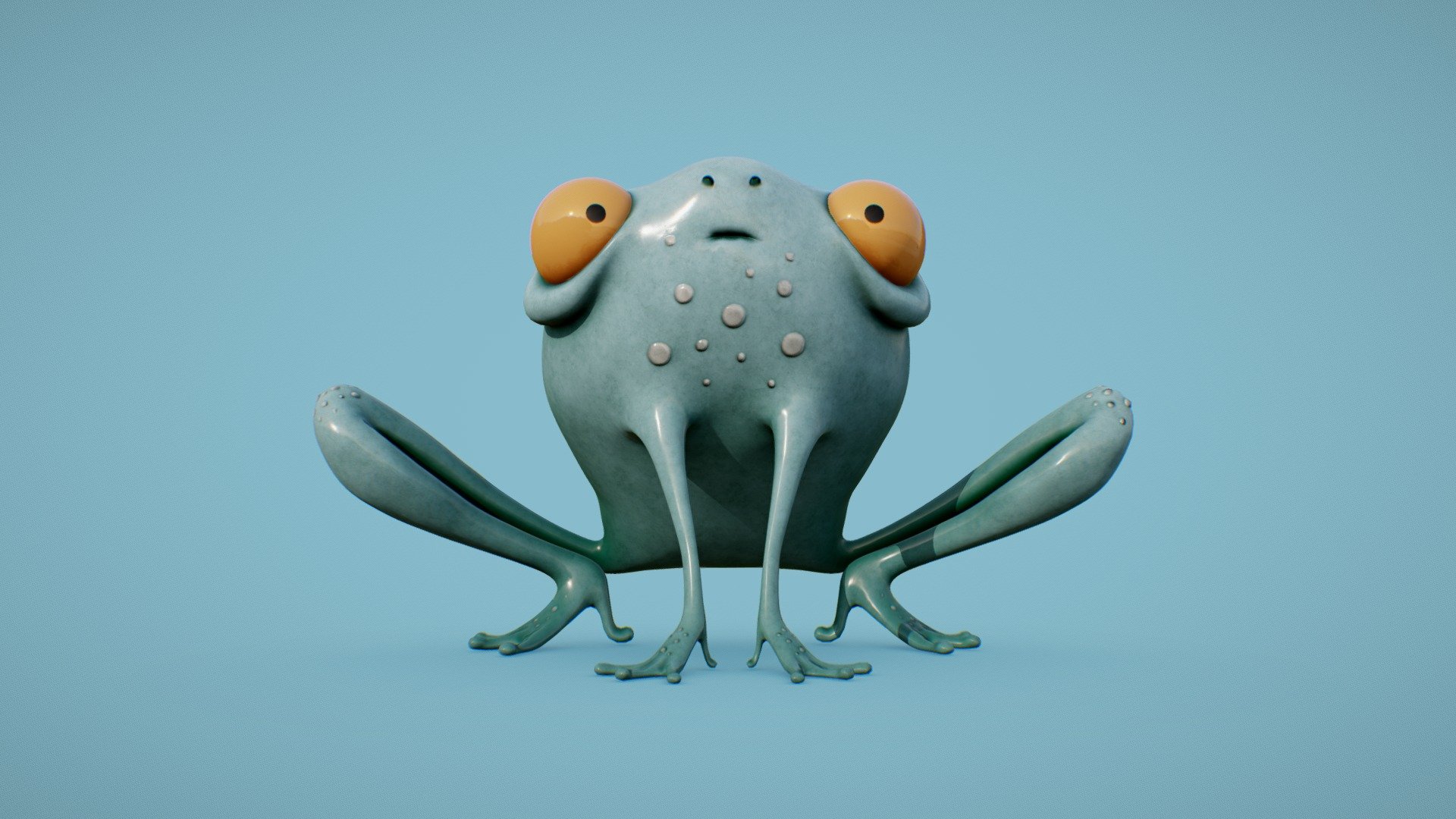 Rana -Cartoon - Buy Royalty Free 3D model by Fronter - Sama (@Fronter ...
