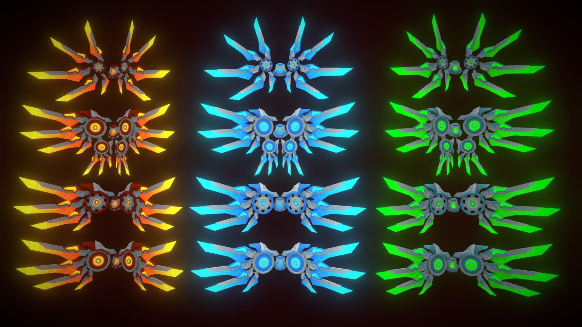 Mecha Wings - Icarus Project - Buy Royalty Free 3D model by Ergoni ...
