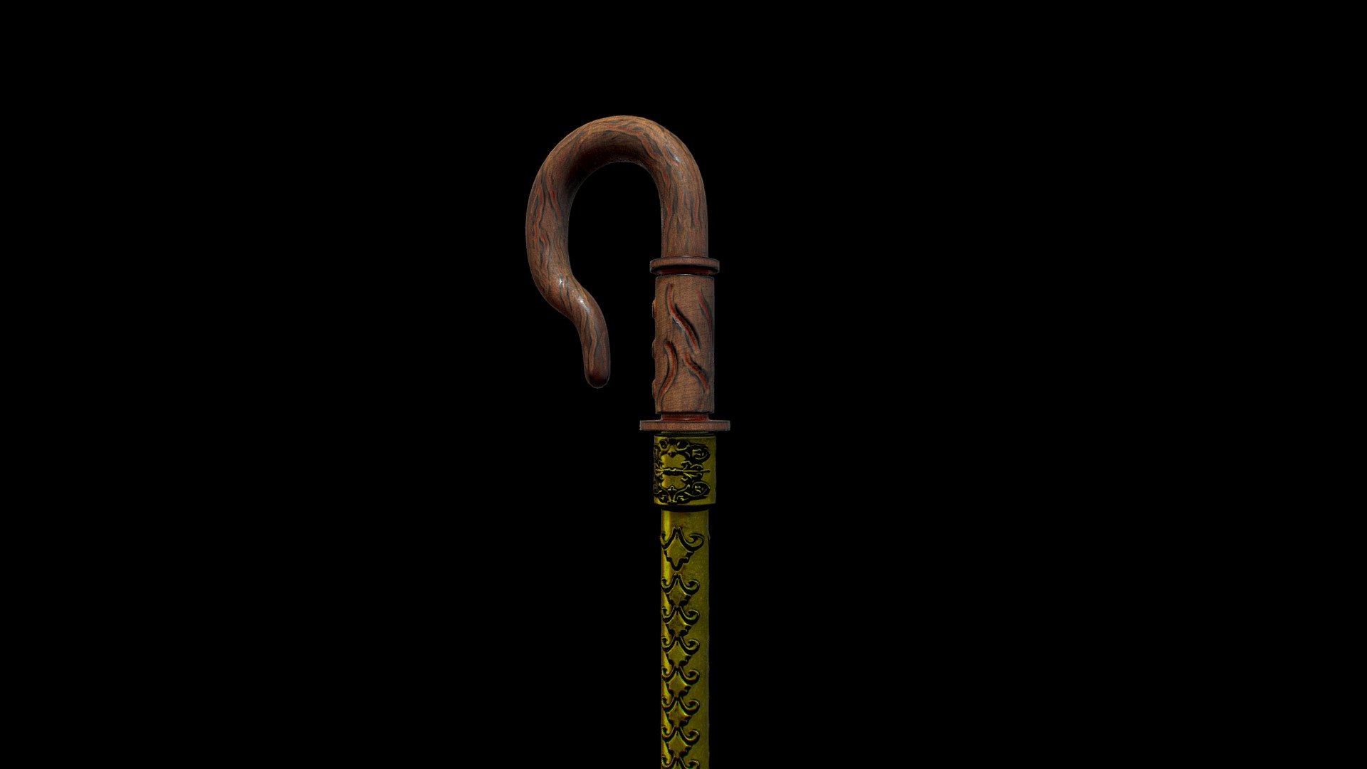 Cane with Hidden Sword - 3D model by HWolfen [4f6d927] - Sketchfab