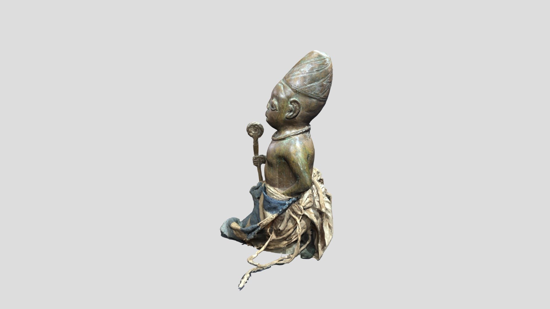14.tsoede Bronze Human Figure - 3D model by akojia1 [4f6eee2] - Sketchfab