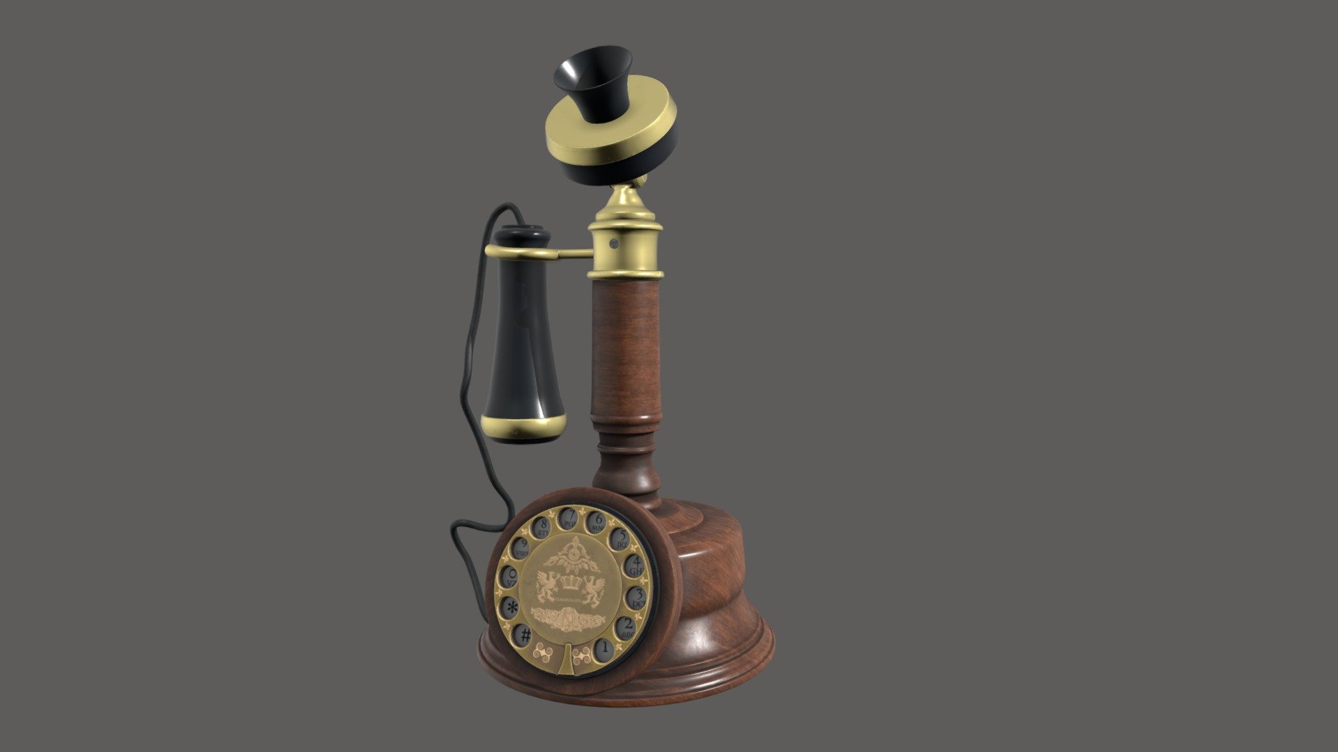 Phone vintage - 3D model by fraricci88 [4f7186a] - Sketchfab