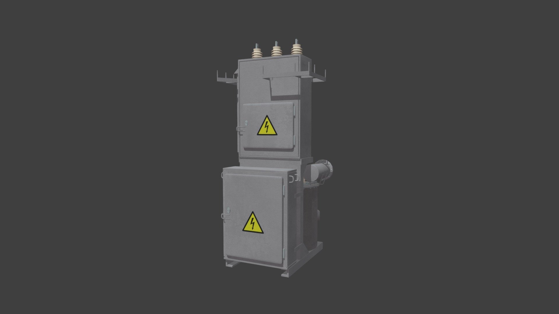 Electrical transformer substation - Download Free 3D model by Labus ...