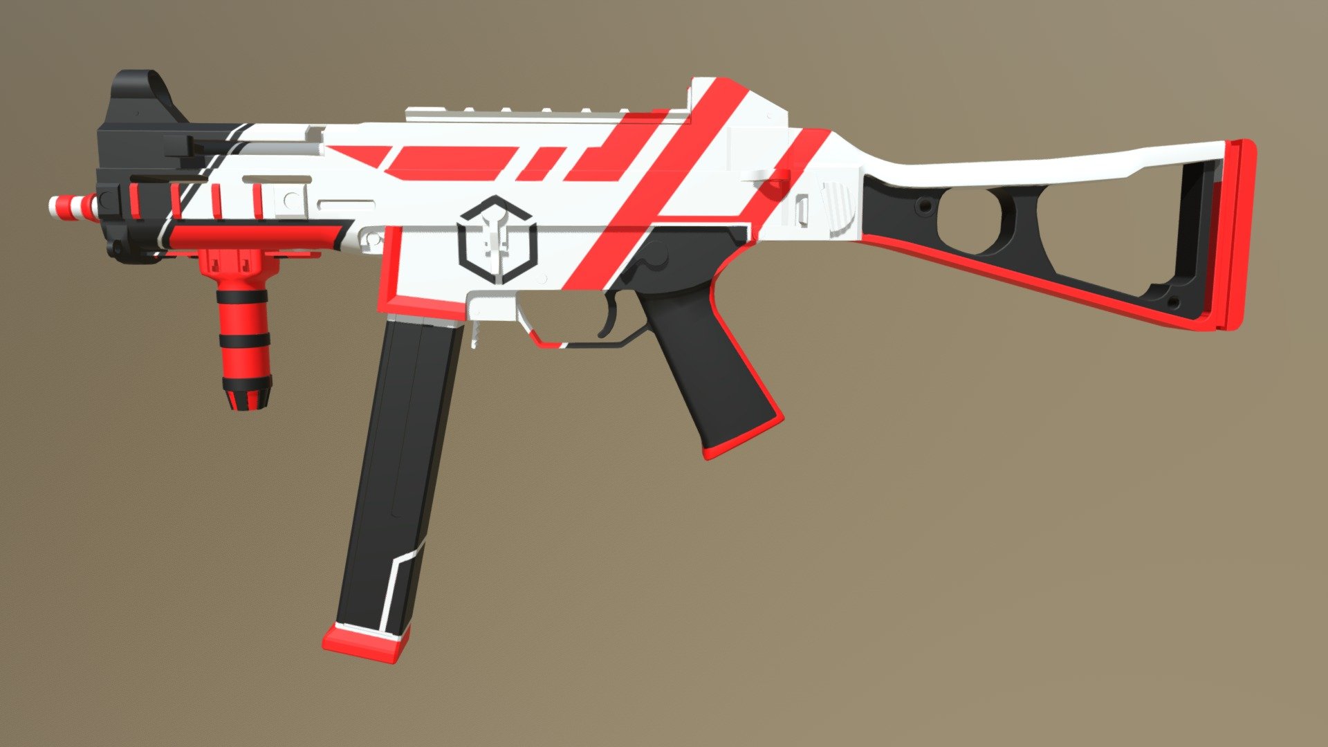 Ump-45 Redwipe - 3D model by Fabian_Sharp [4f72f70] - Sketchfab