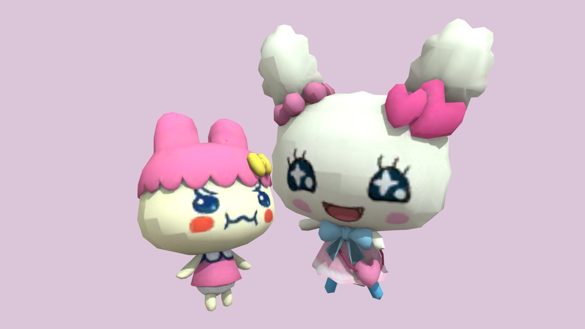 Chamametchi & Lovelitchi - Download Free 3D model by choccylat [4f73907 ...