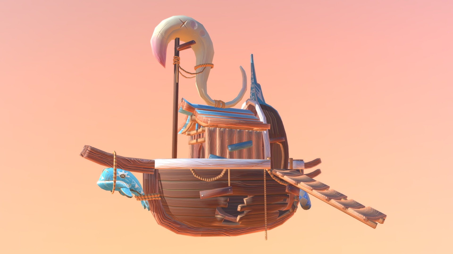 Ship House - 3D model by Asok [4f73dc8] - Sketchfab