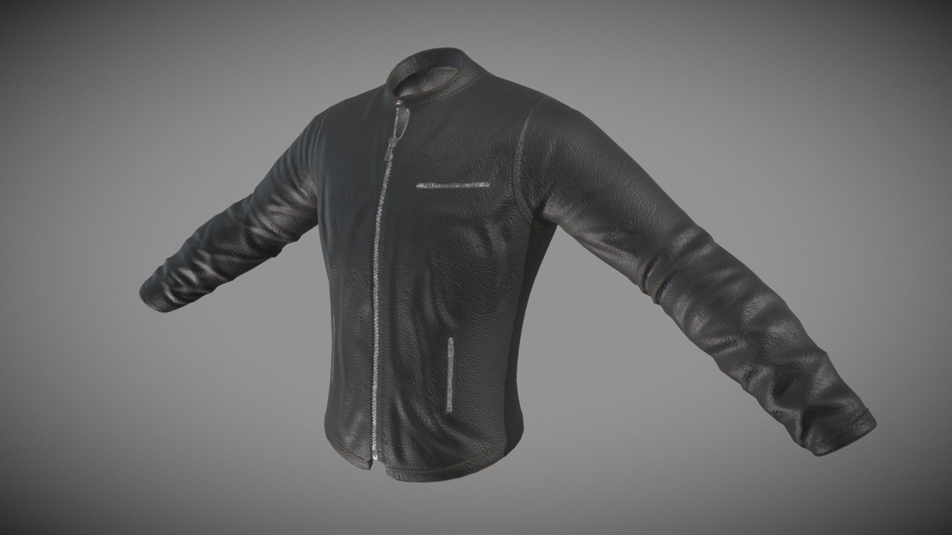 Leather Jacket - 3D model by lorenzen [4f74284] - Sketchfab