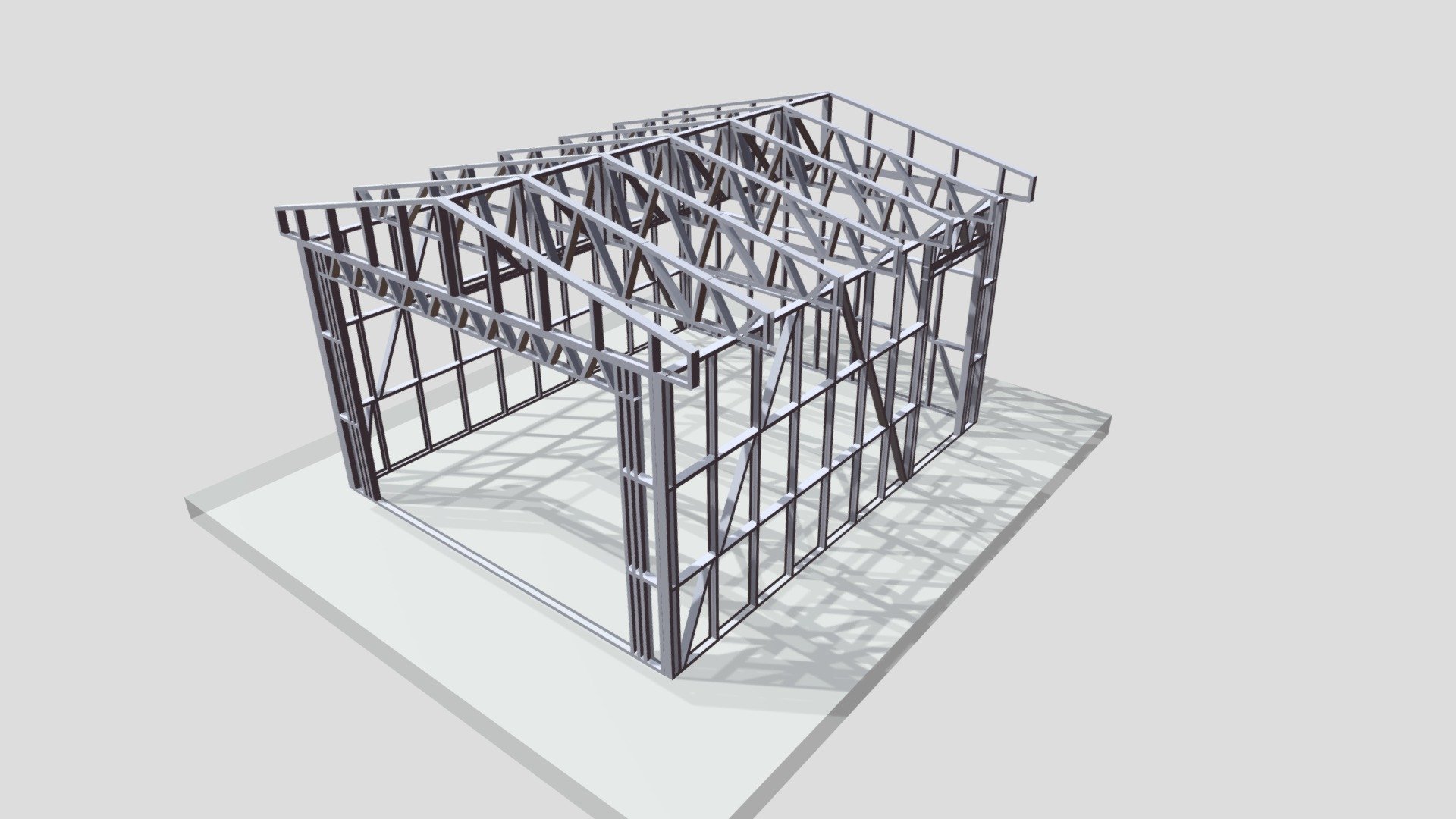 Здание 5x6 h=3 - 3D model by lstk-rus [4f777ad] - Sketchfab