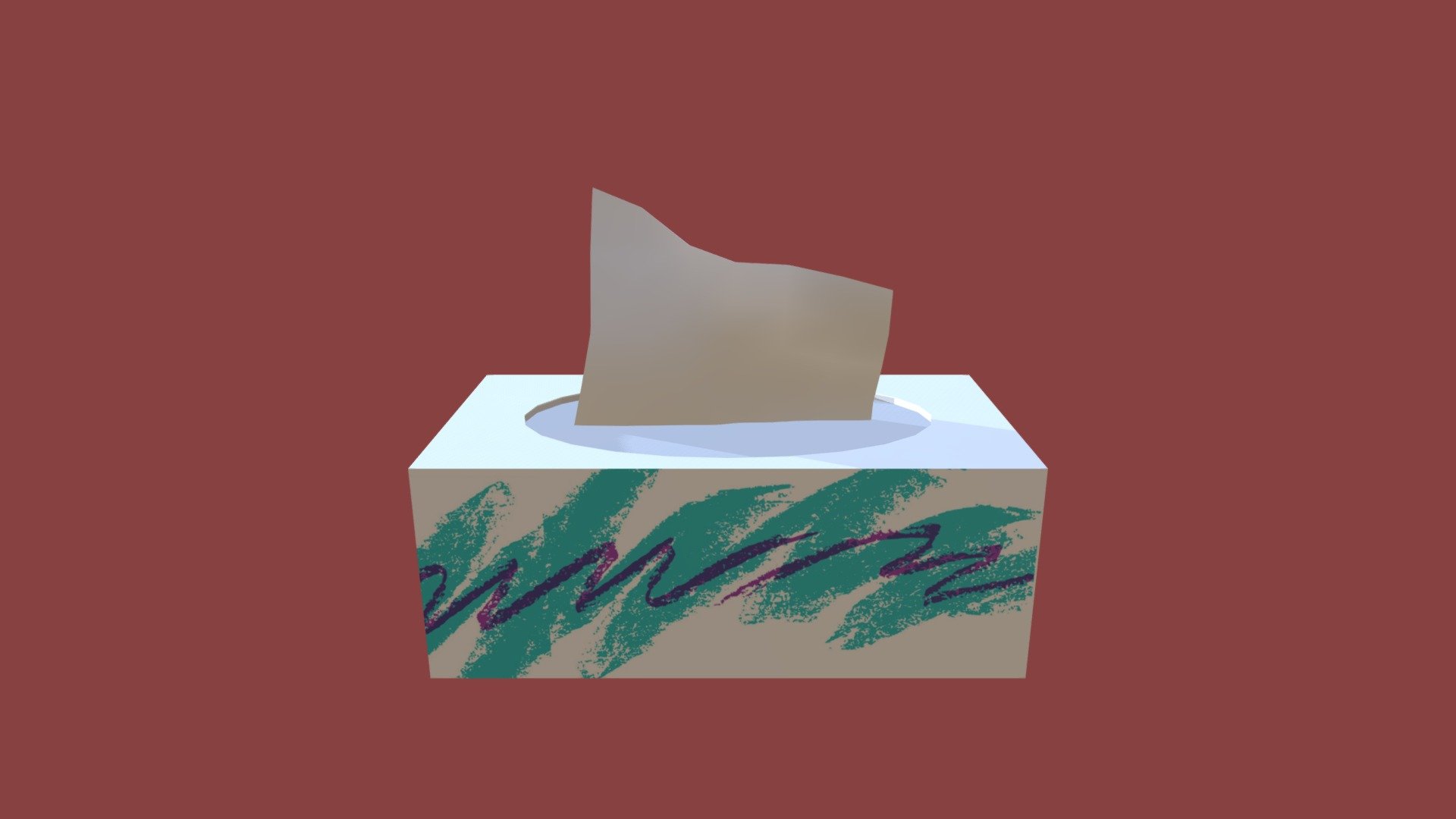 Tissue Box - 3D model by Rob_Kauffman [4f77c94] - Sketchfab