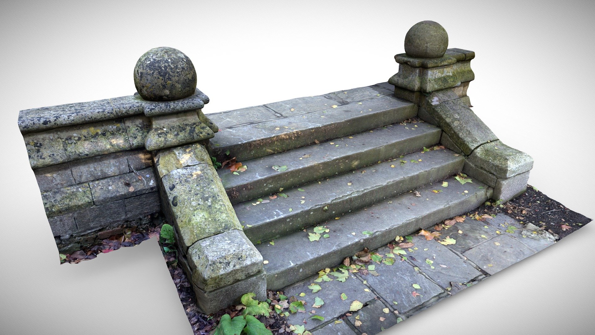 Old Stone Garden Steps - Download Free 3D model by Heritage Capture ...