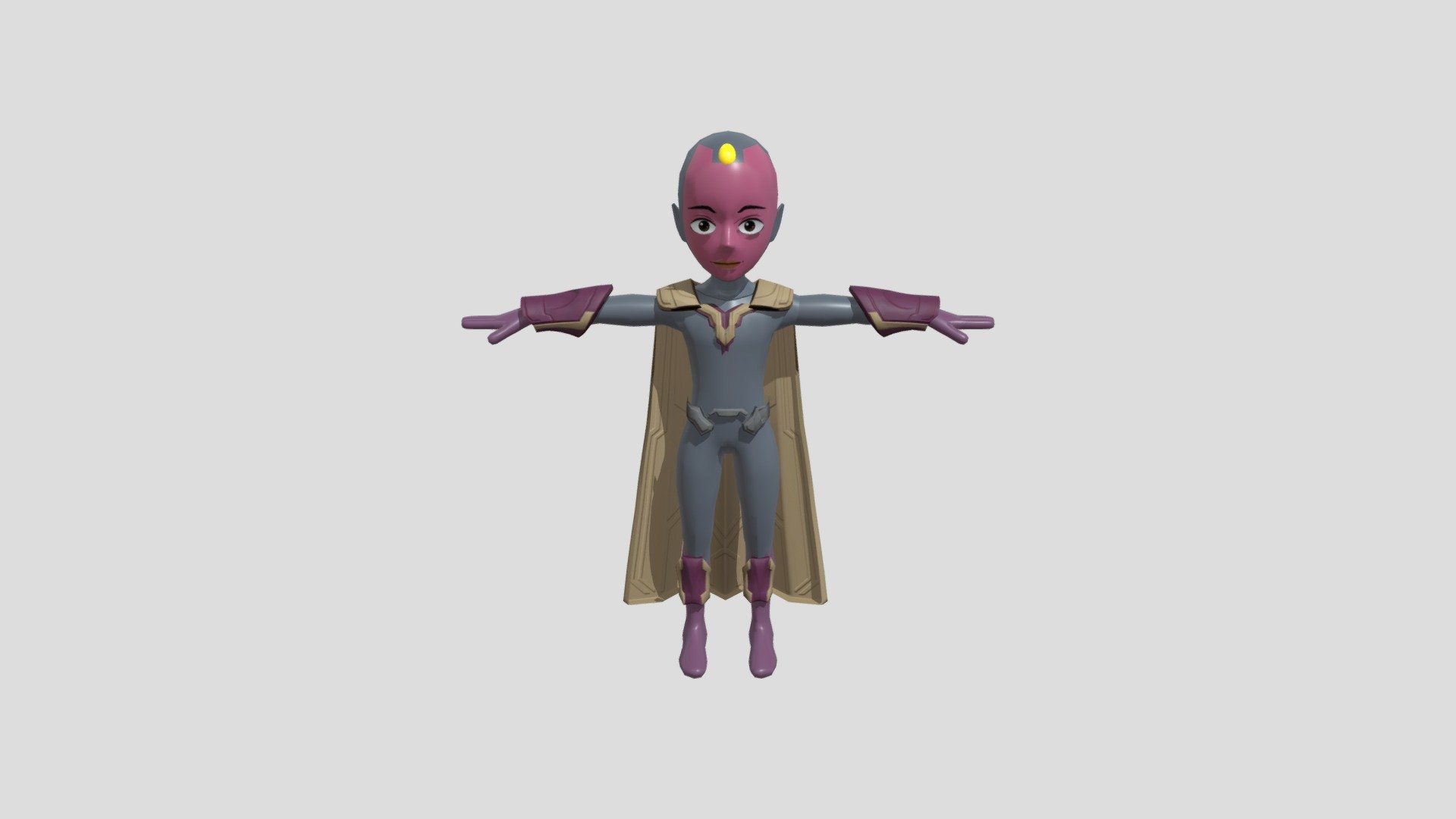 Vision (boy) - Download Free 3D model by moktadir [4f78afd] - Sketchfab