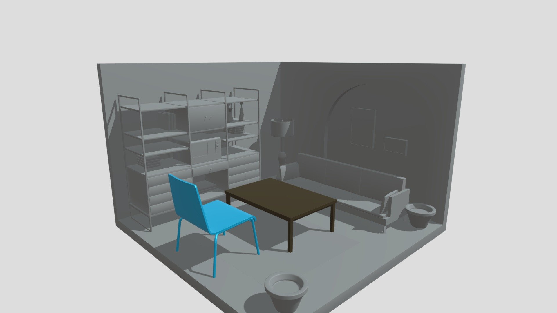 Interior Design drawing room - Download Free 3D model by Shivang Jindal ...
