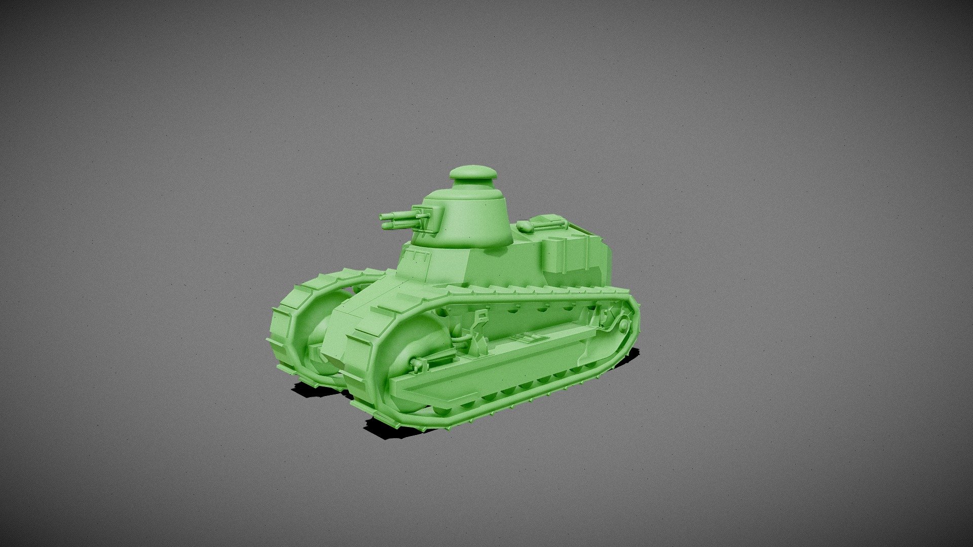 Renault FT 17 Tank Base Mesh - Buy Royalty Free 3D model by TankStorm ...