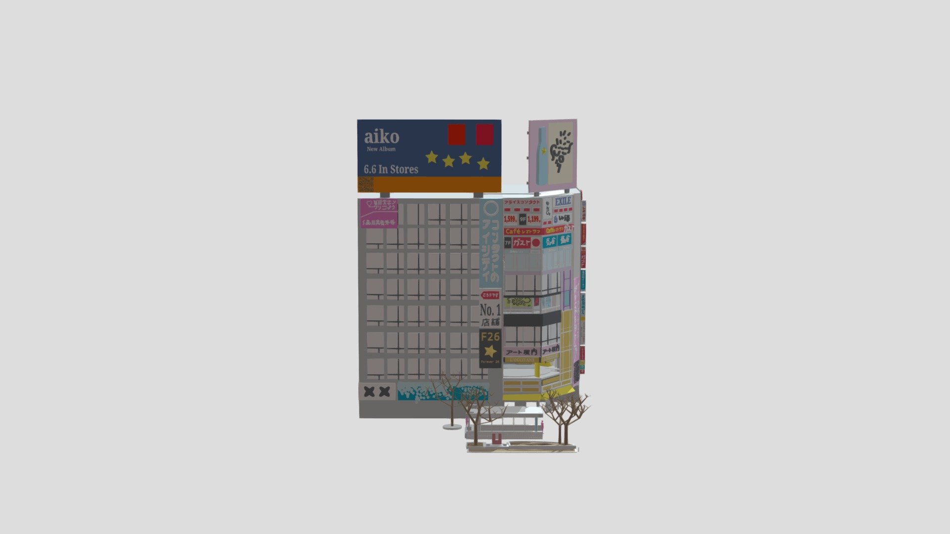 Shibuya Crossing - Download Free 3D model by zooanzoo [4f7afa6] - Sketchfab