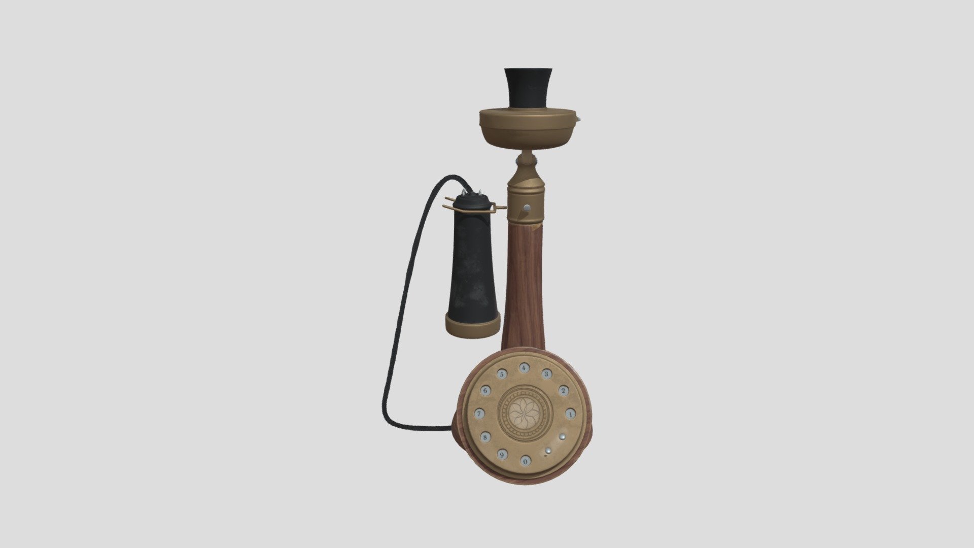 Candlestick Phone - Download Free 3D model by Ulfric (@gaben855 ...