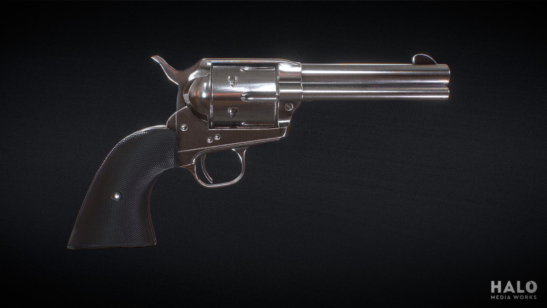 Colt Single Action Army Revolver - Buy Royalty Free 3D model by Halo ...