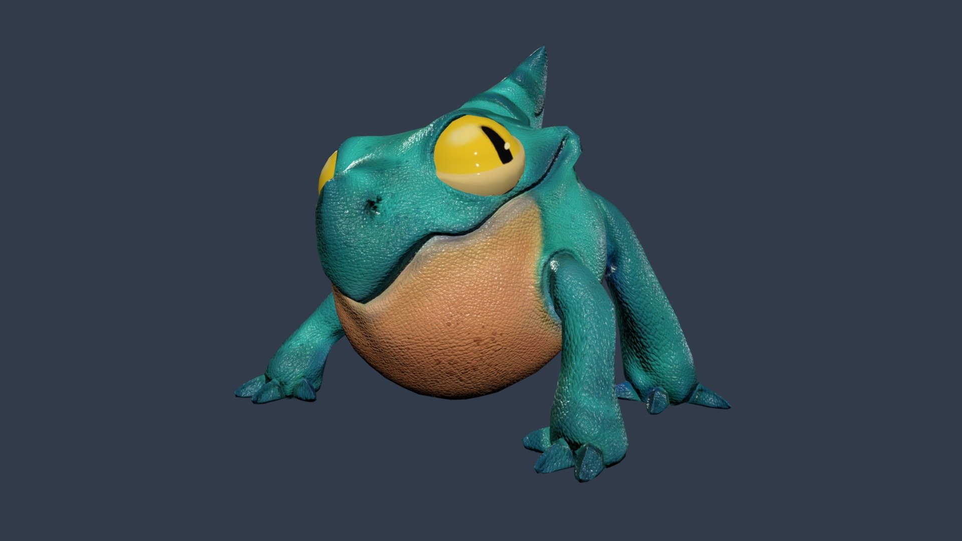 Eli (Stylized Creation: Cute Creature) - Download Free 3D model by Caia ...