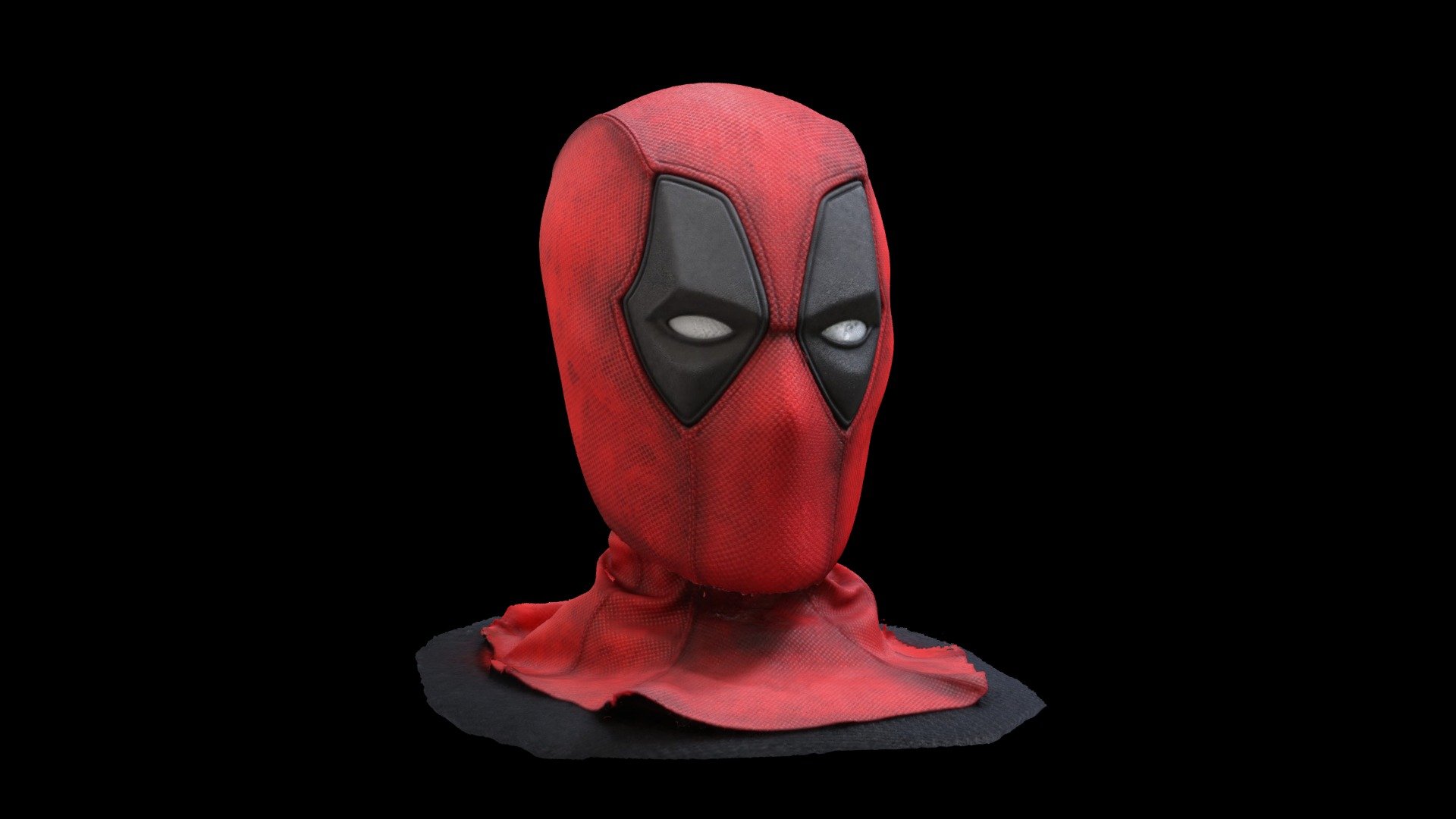 Deadpool Mask Scan - 3D model by RuschFX [4f7dec9] - Sketchfab