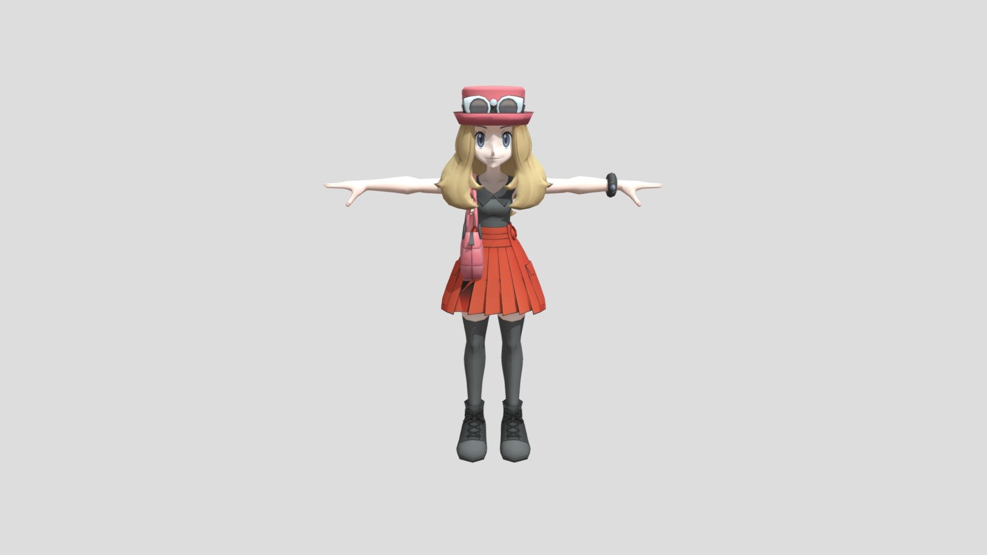 Mobile - Pokemon Masters EX - Serena - Download Free 3D model by ...