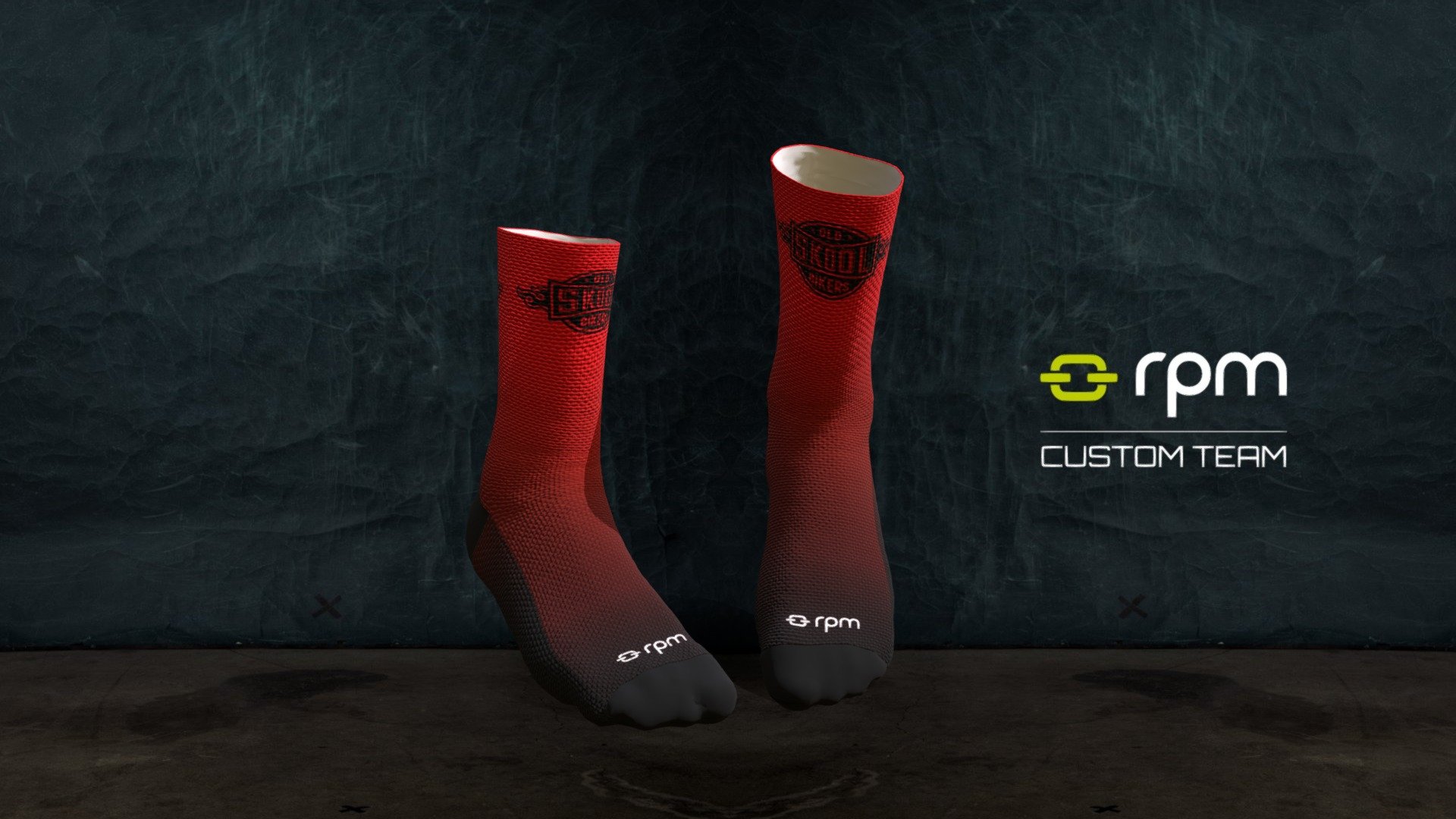 OLD SKOOL 2022 PRINTED SOCKS VAR. A - 3D model by rpm_cycling (@rpm ...