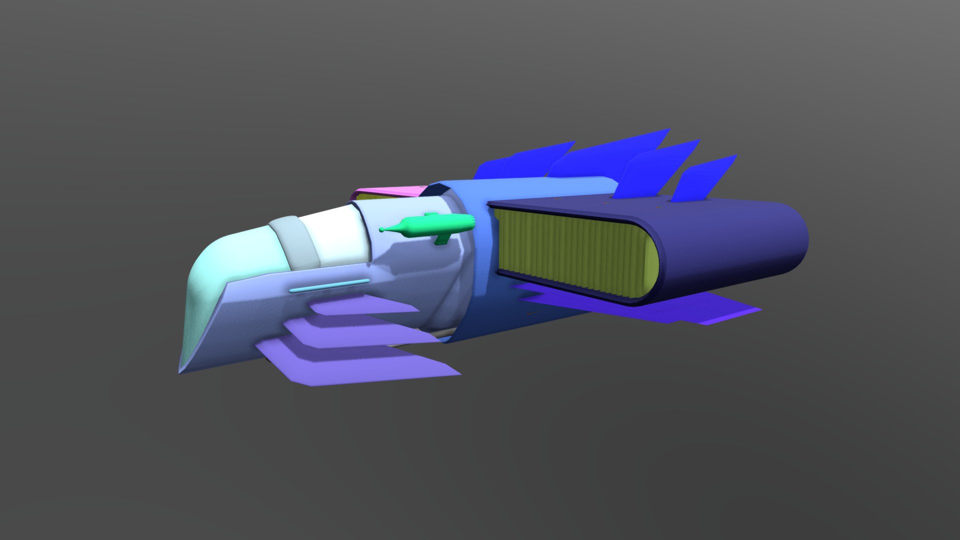 Spaceship - 3D model by Harsher Saran (@Hashi19) [4f801d7] - Sketchfab
