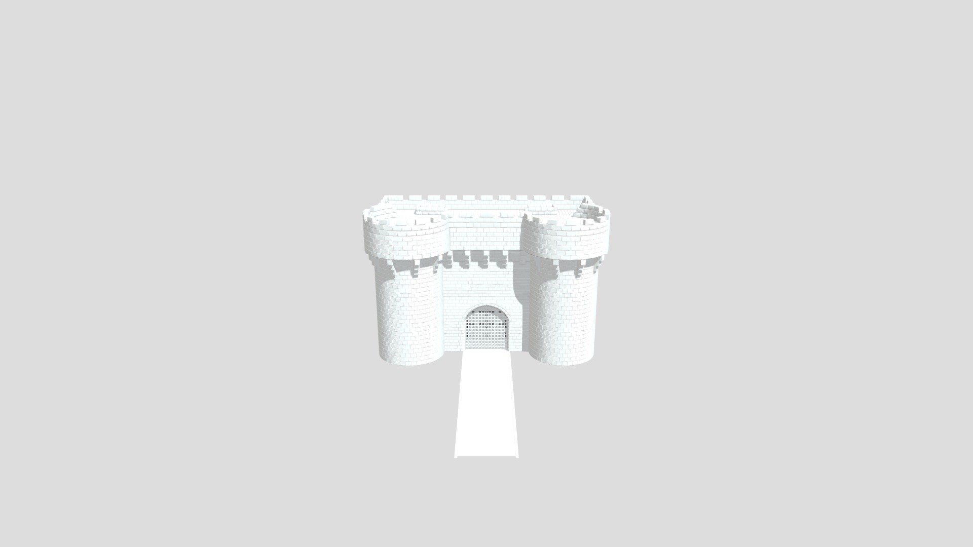 Castle Entrance 0119 - 3D model by DEN [4f80329] - Sketchfab