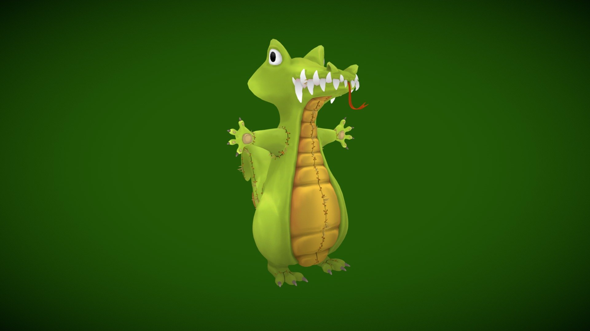 The Curse of Monkey Island - Crocodile Plush - Download Free 3D model ...