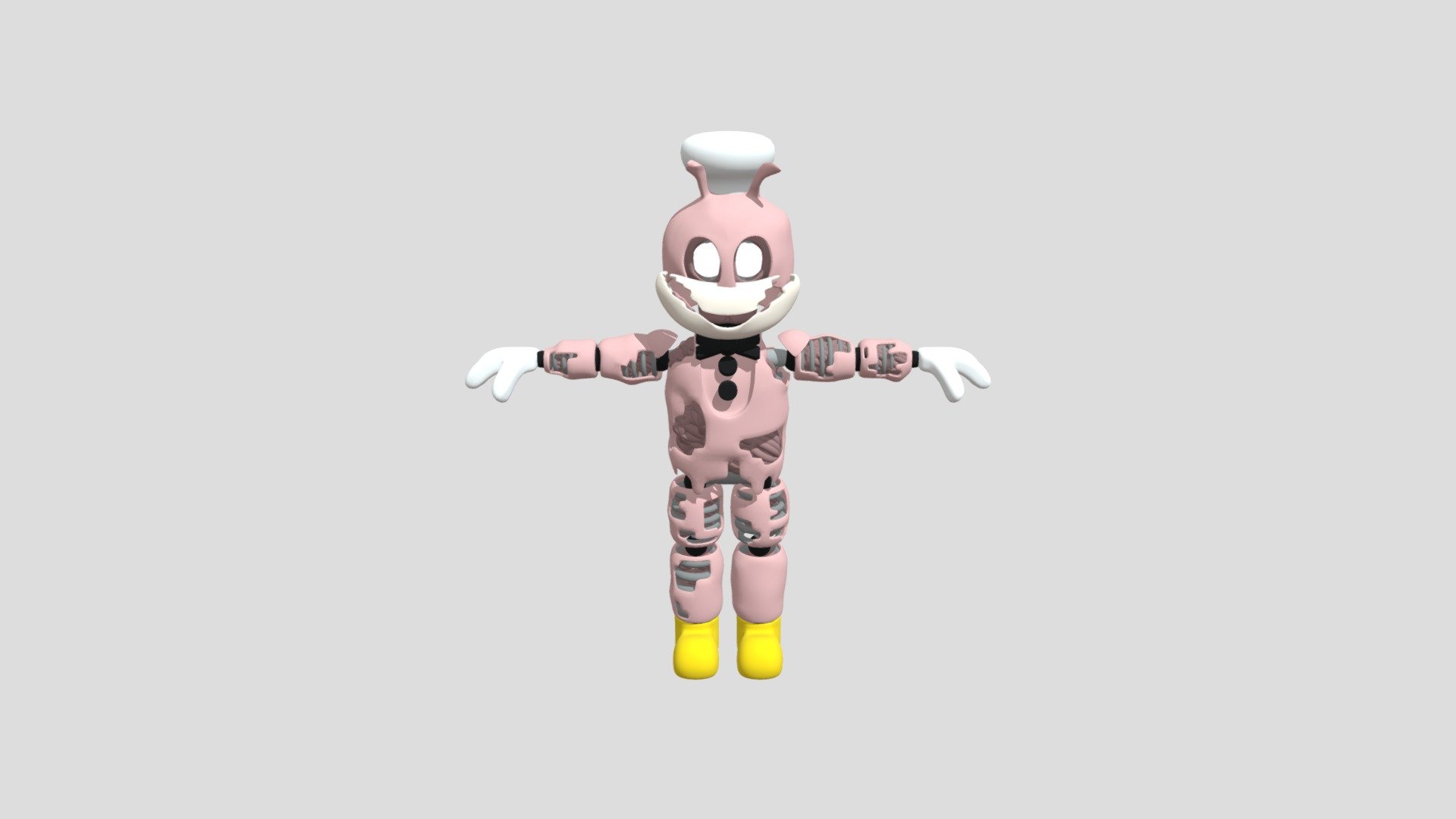 Whitered Jolly - Download Free 3D model by NachiG [4f808a5] - Sketchfab