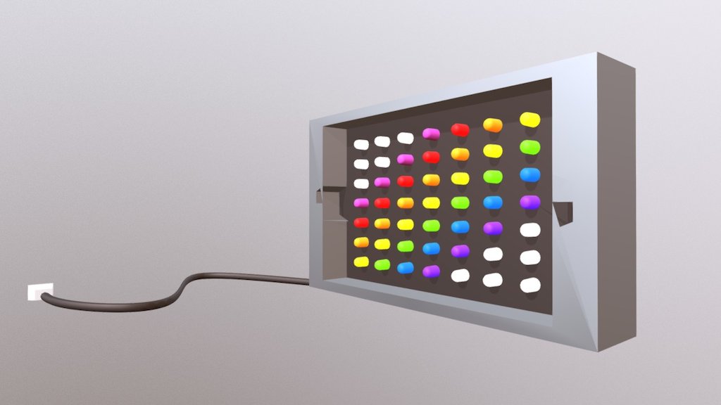 Lite Brite - 3D model by Vanessa Mack (@nessalana) [4f80e9c] - Sketchfab