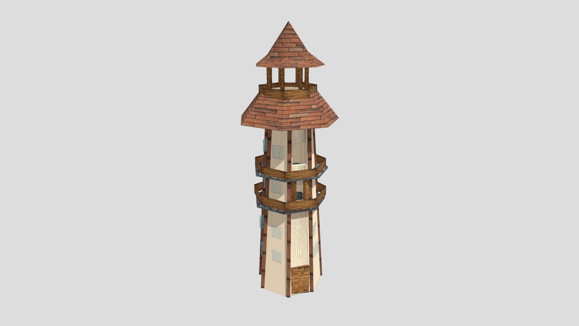 medieval tower - Download Free 3D model by trihuslab123 [4f83937] - Sketchfab
