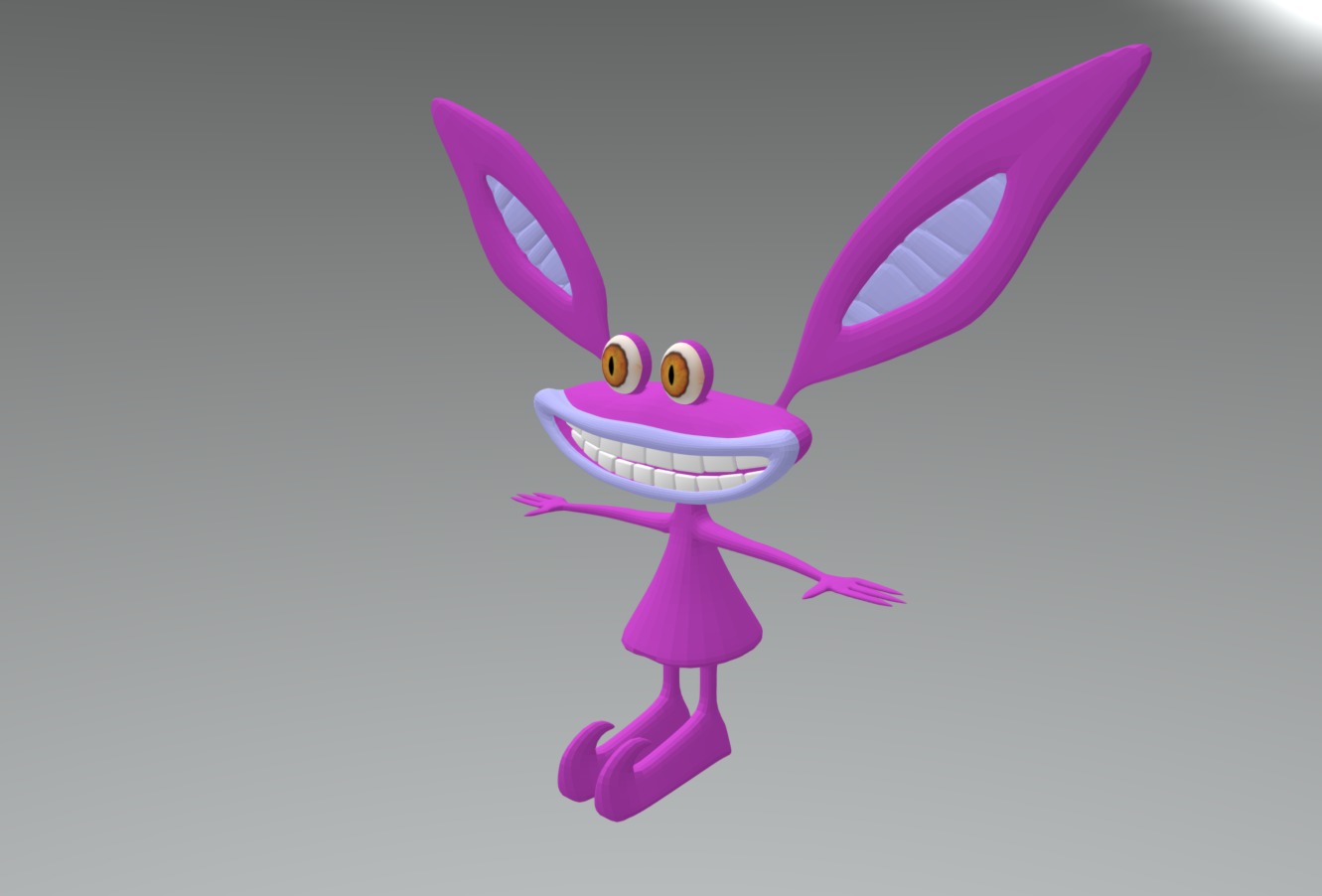 Ickis 01 - 3D model by zackheimbegner [4f8428d] - Sketchfab