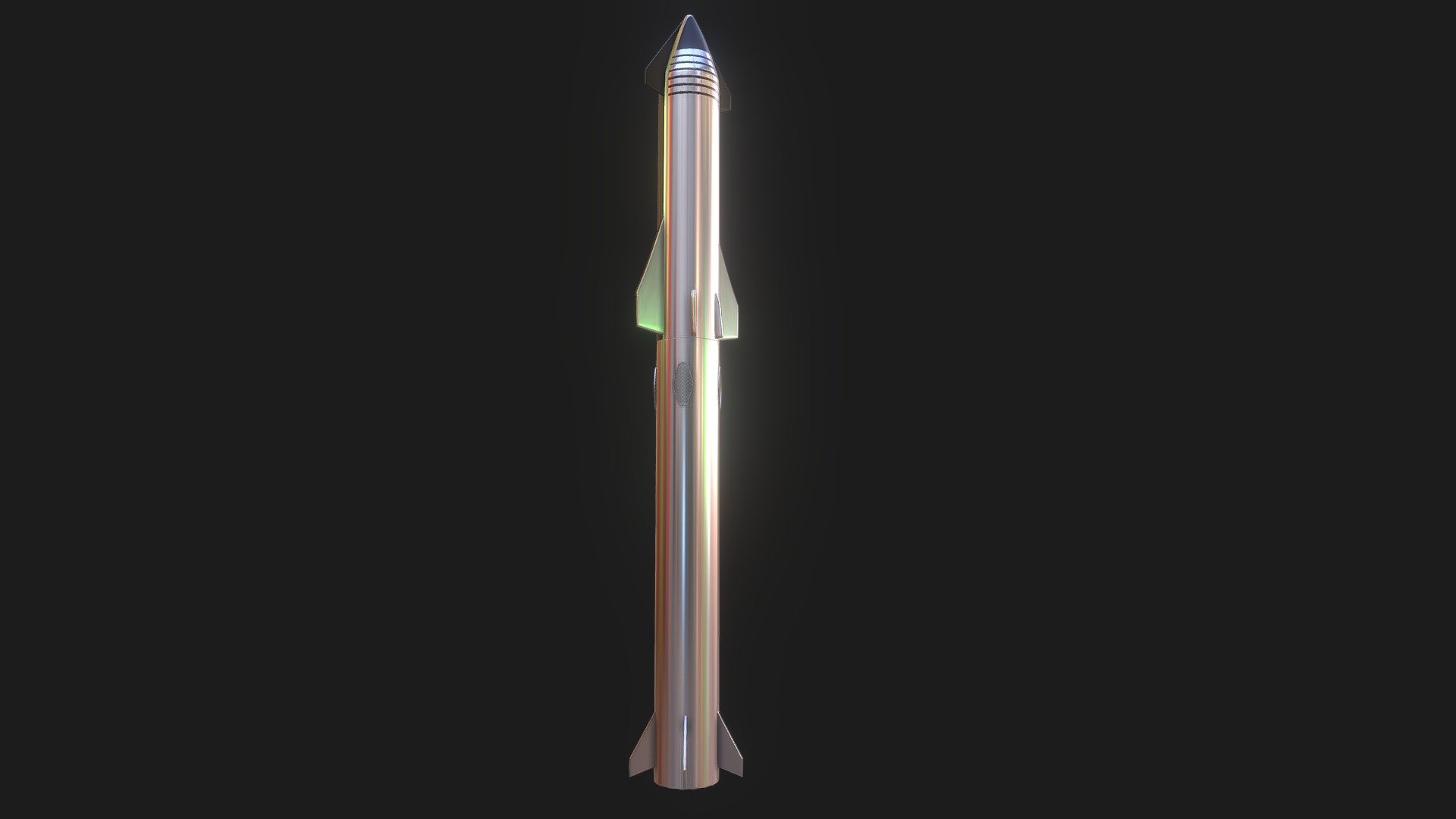 starship Rocket by Space X - Download Free 3D model by cgimoon [4f8488a ...