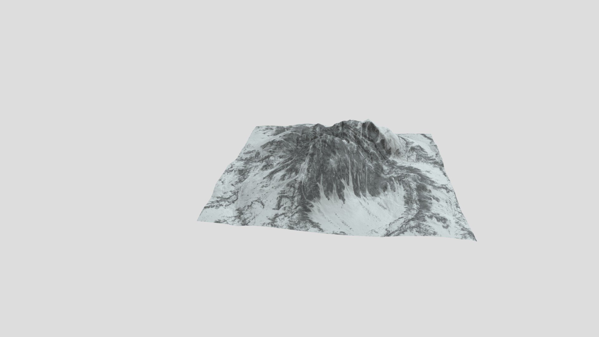 Snow Mt plane - 3D model by WaterLemon121 [4f85629] - Sketchfab