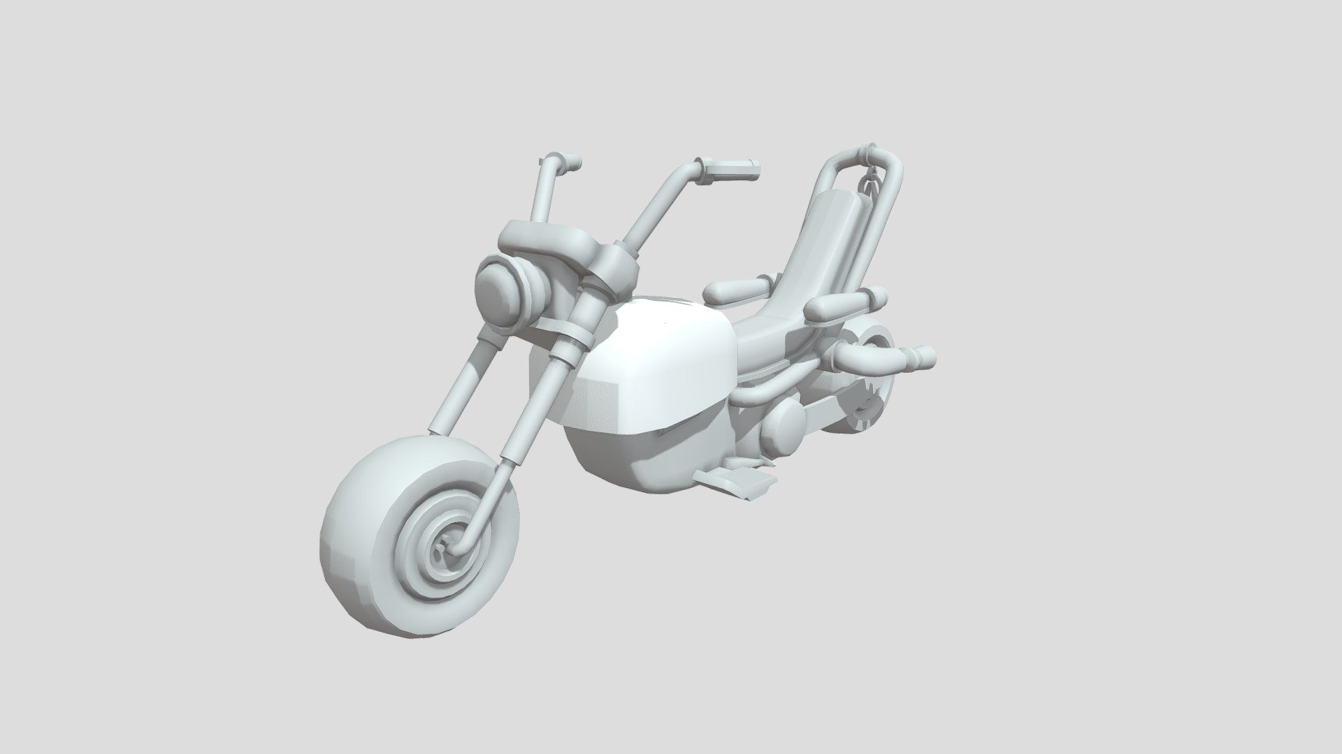 WIP Borderlands inspired motorbike - 3D model by raleber [4f875fd ...