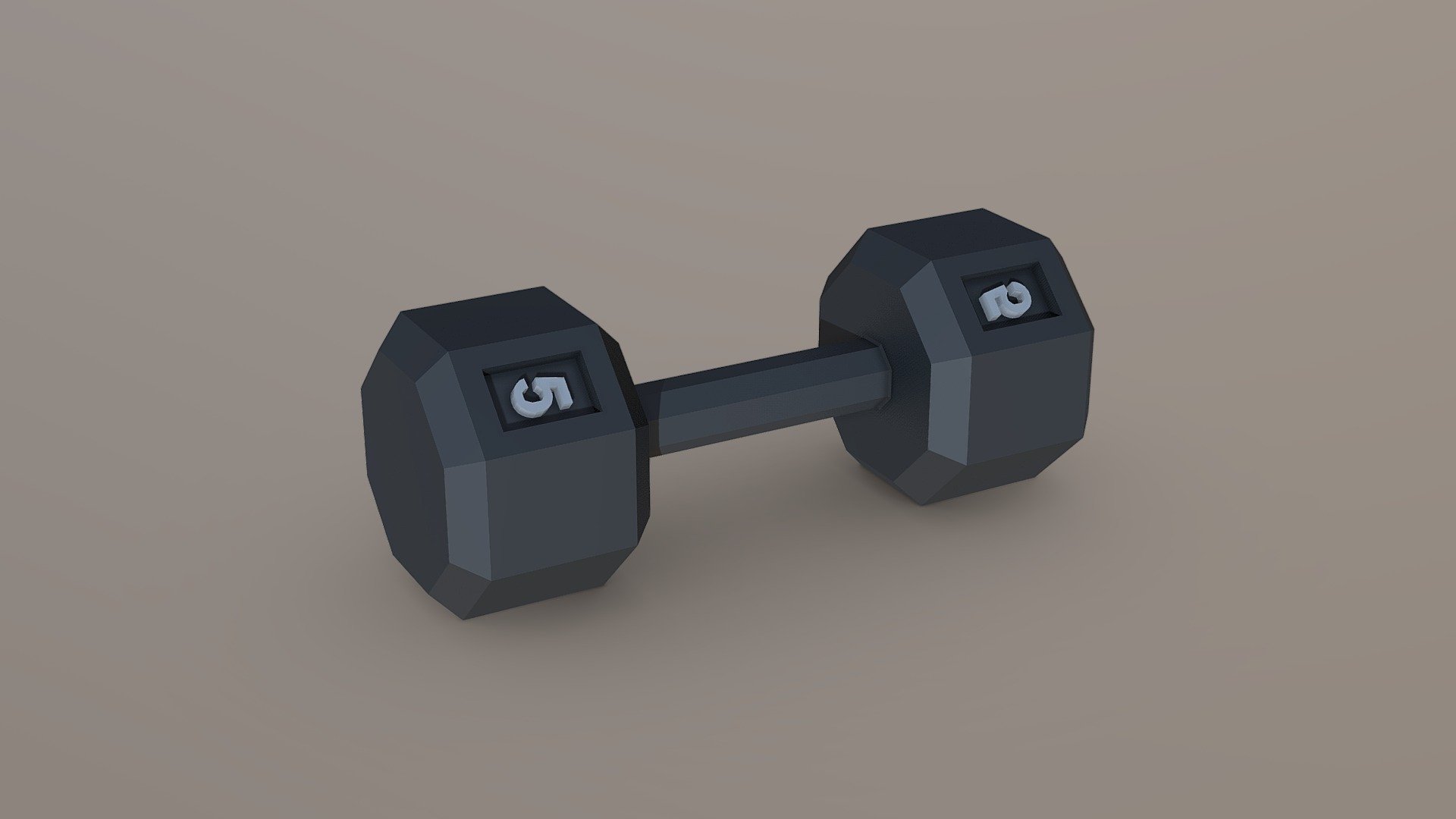 Dumbell low-poly - Download Free 3D model by Feodal (@fafagame21 ...