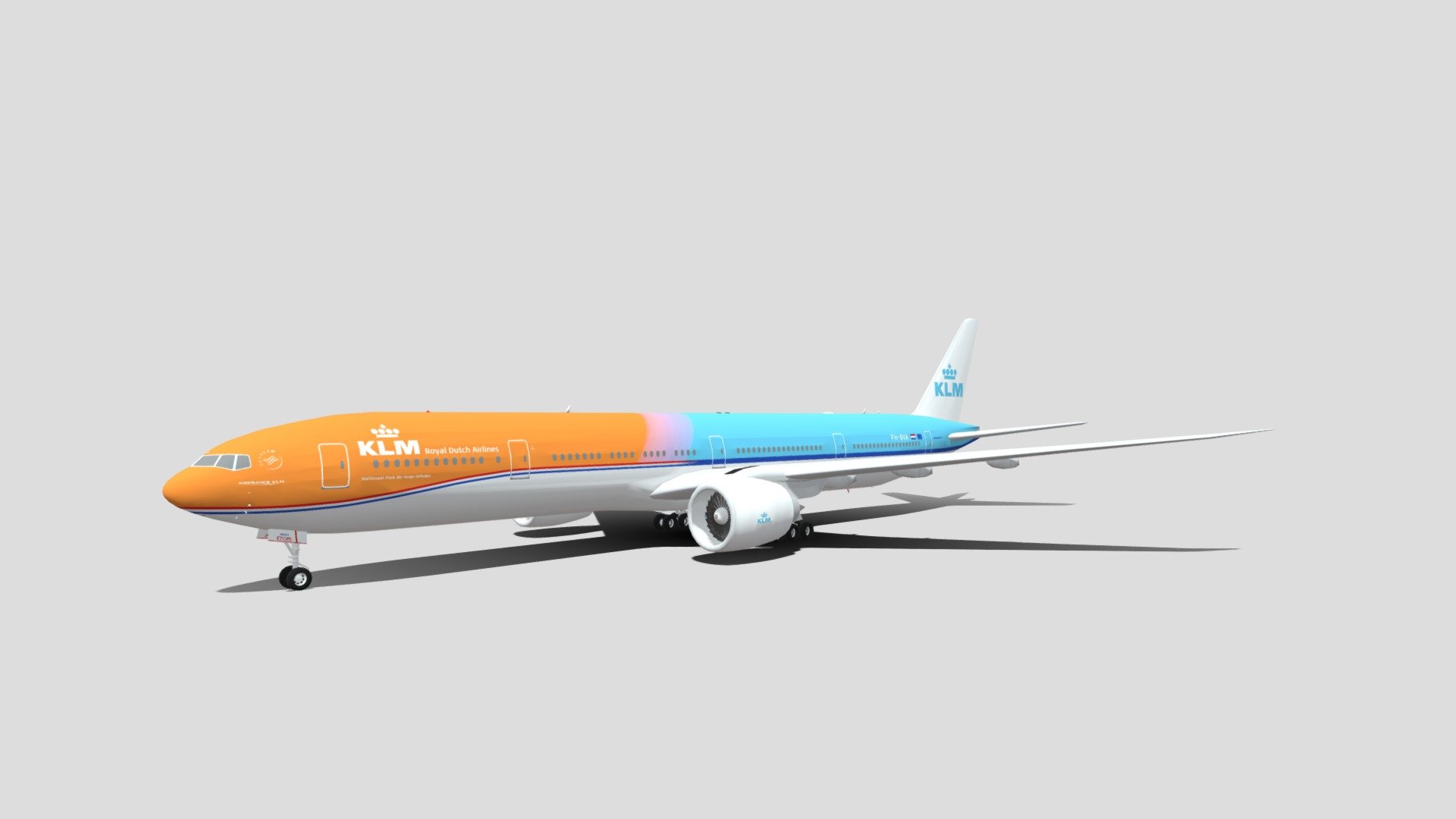 Boeing 777-306 klm orange - Download Free 3D model by zairiq zairiq ...