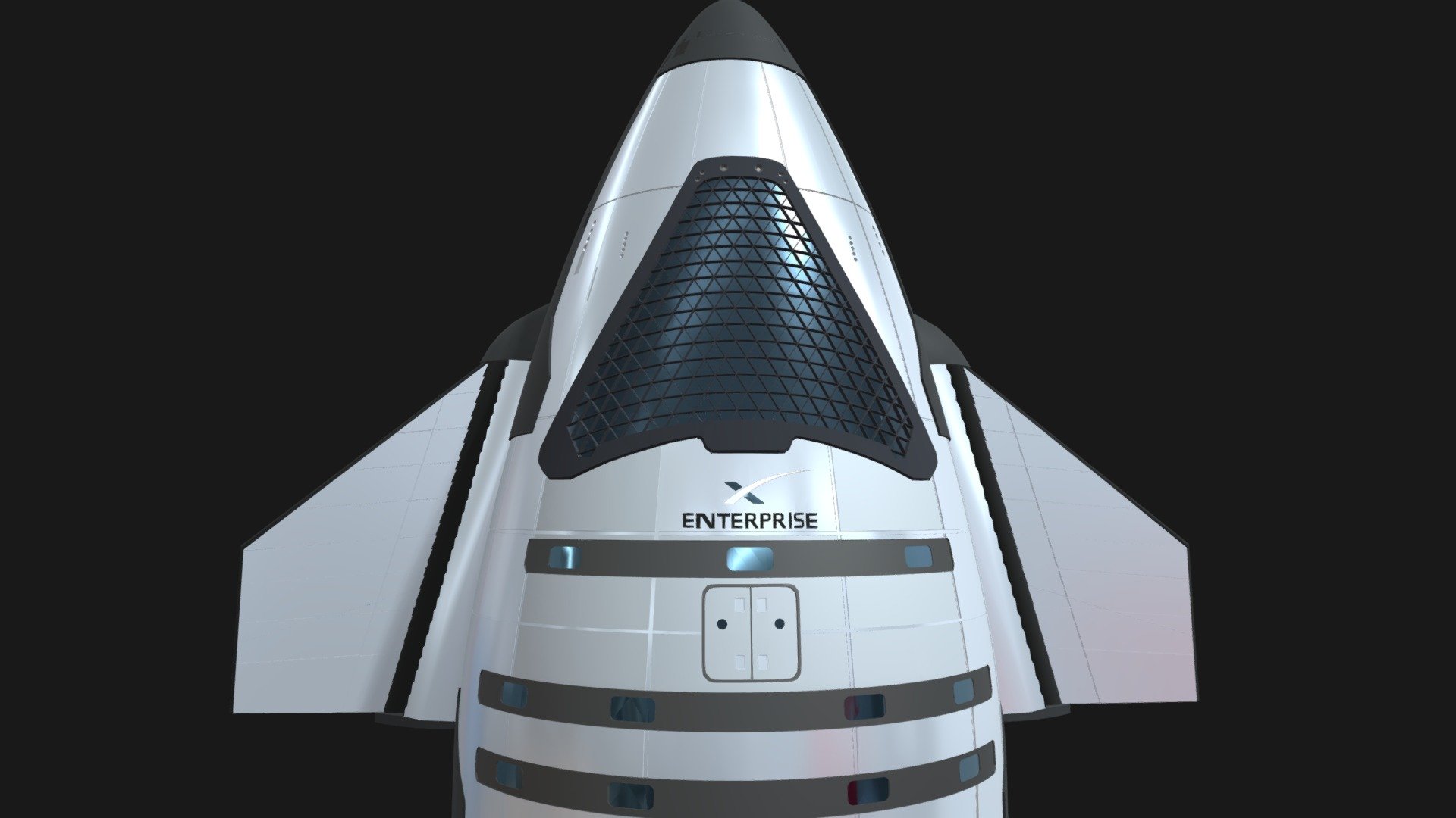 starship spacex inspireted Debney version - Download Free 3D model by ...