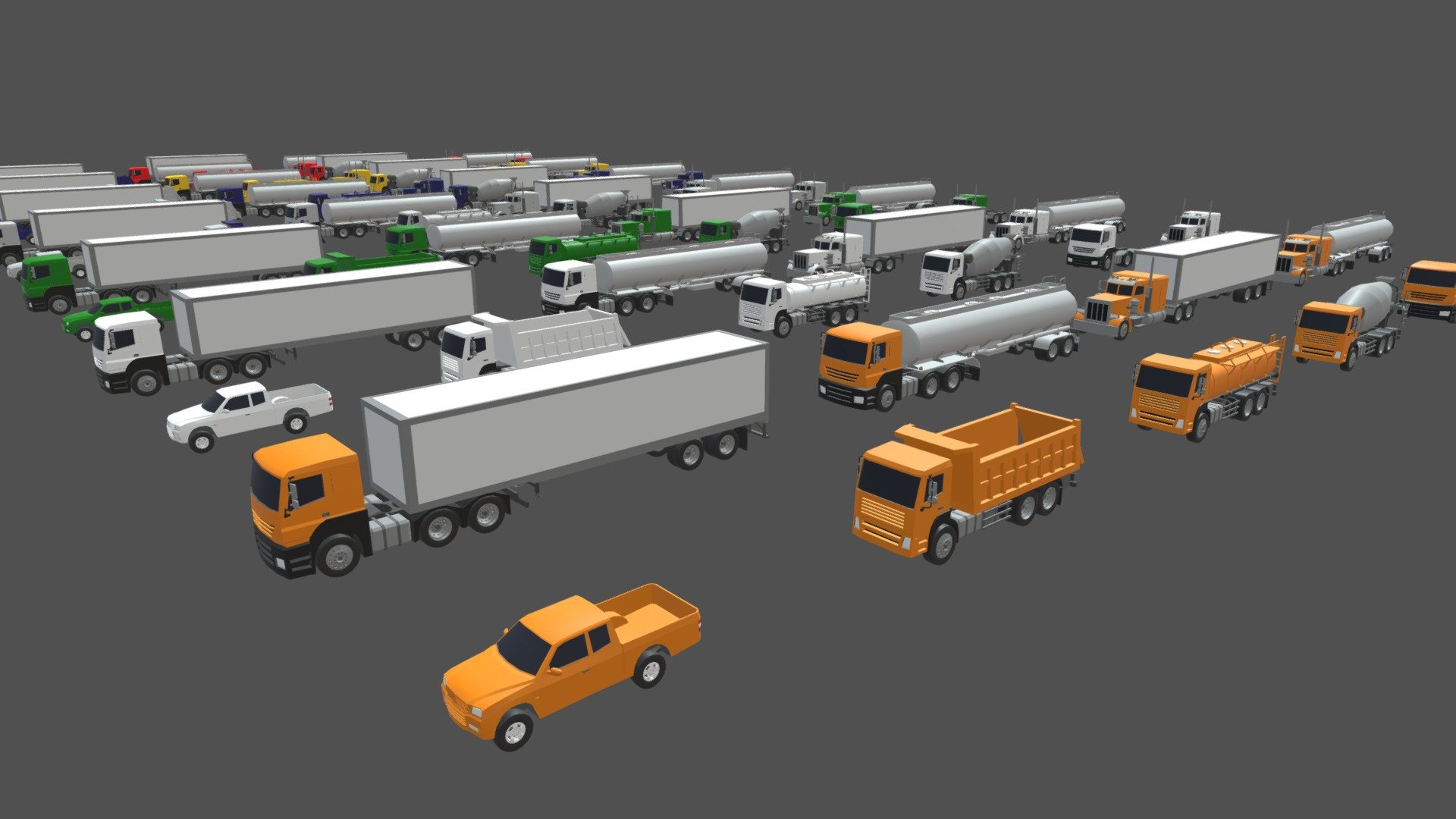 Simpoly Trucks Pack - Buy Royalty Free 3D model by Premisul [4f8e68f ...